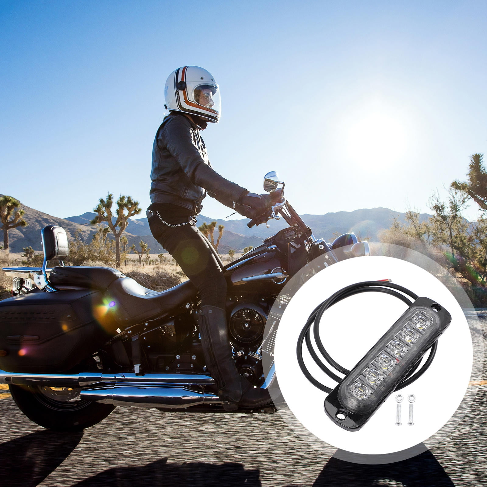 AURARMLET 6 Car Light Emergency Warning Light For Truck Rv Van ...