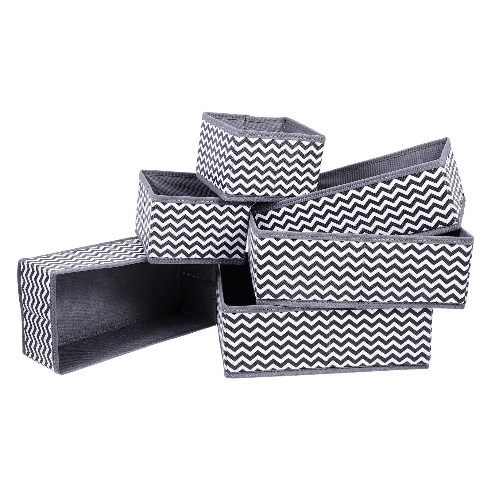 AURARMLET Socks Organizer Box White Nonwoven Fabric 6 Pcs - Walmart.com