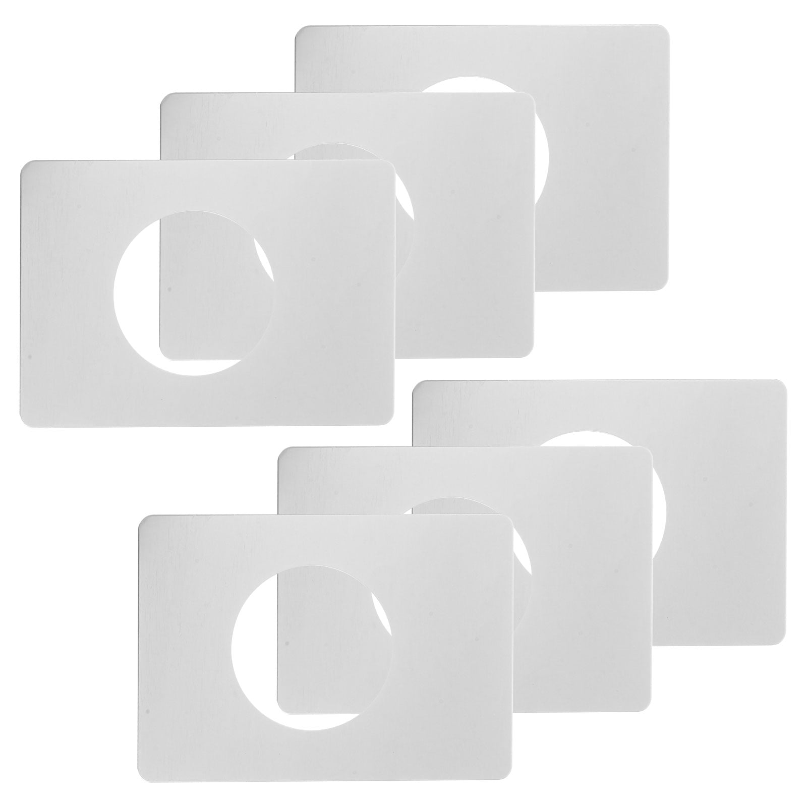 AURARMLET 6Pcs Door Edge Hole Filler Plate for Home and Office Use ...