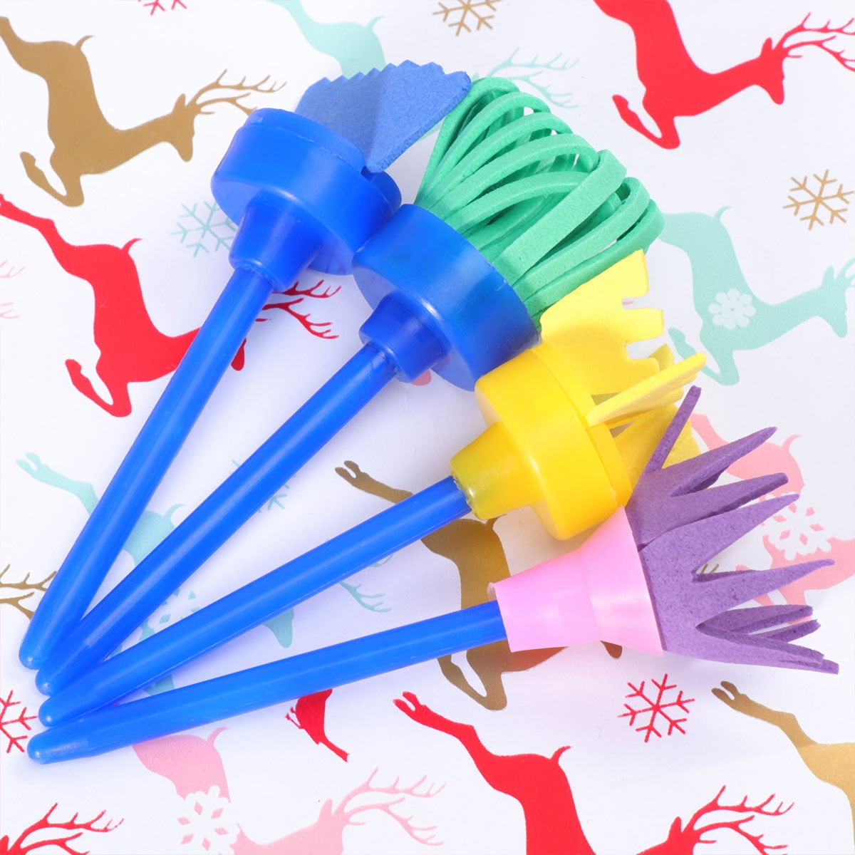AURARMLET 8Pcs Paint Roller Art Tool Assorted Color for Painters ...