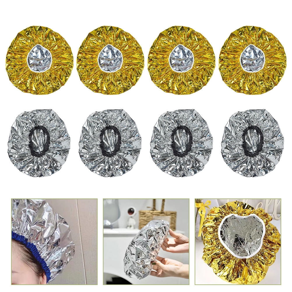 AURARMLET Shower Caps for Women Tin Foil 8Pcs 12x12in - Walmart.com