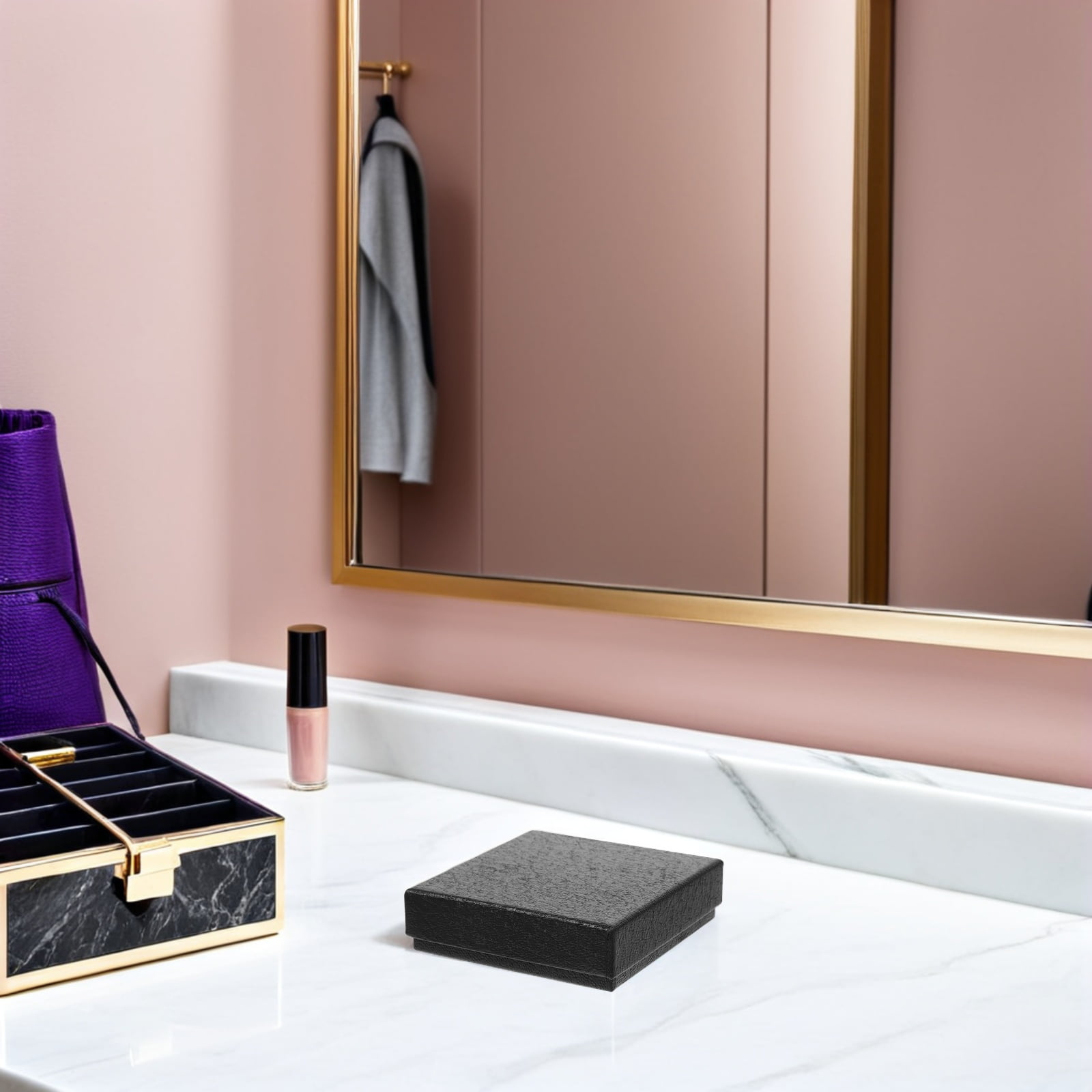 AURARMLET 8Pcs Watch Collection Storage Black Cardboard Pocket Watch ...