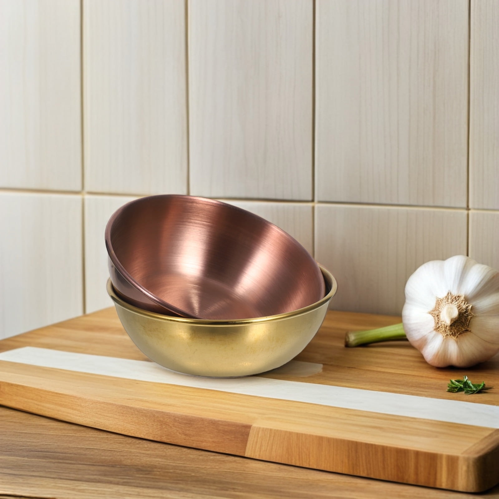 AURARMLET 8pcs Stainless Steel Small Bowls Modern Serving Sauces ...