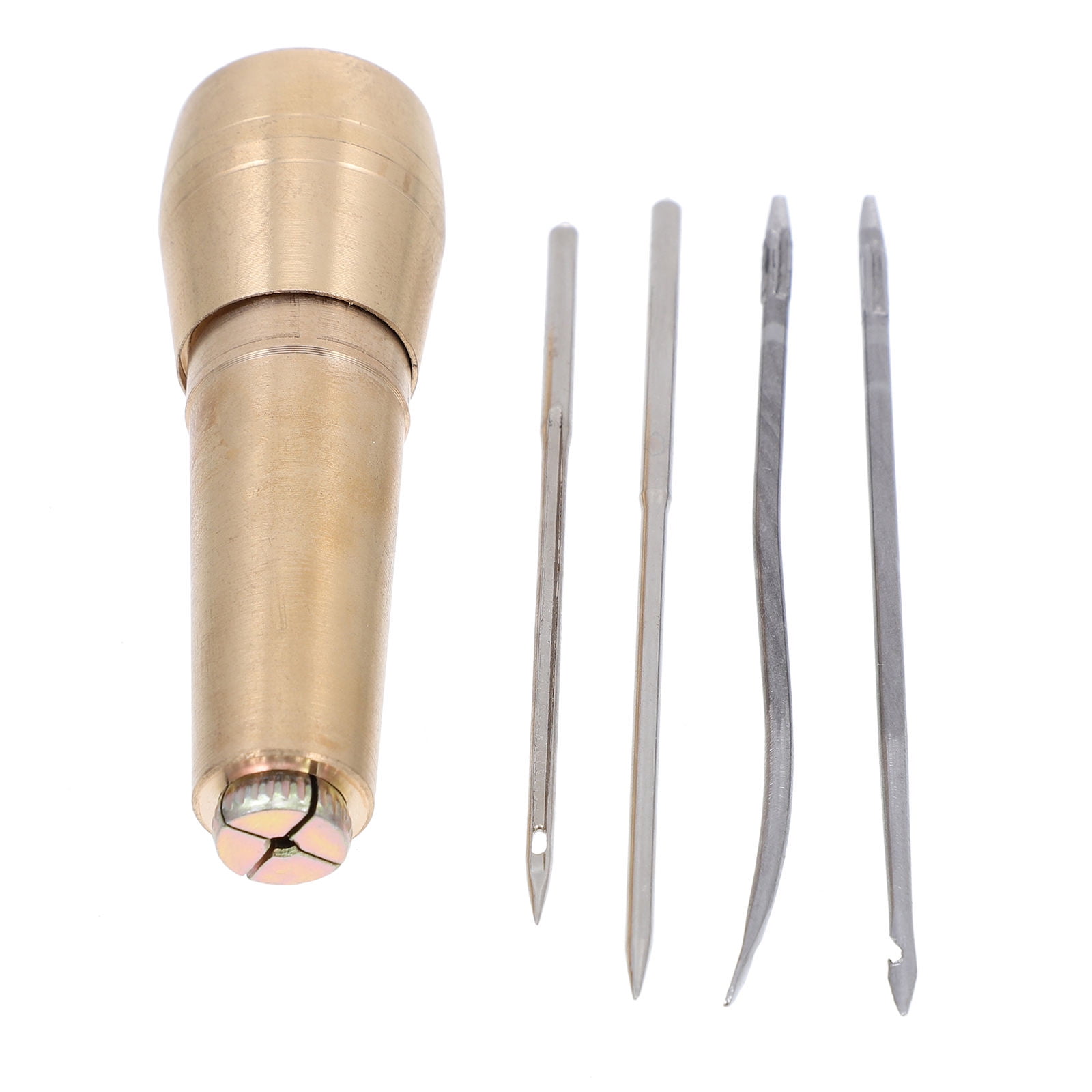 AURARMLET 9Pcs Sewing Awl Kit Assorted Color Curved Needle Cone for ...