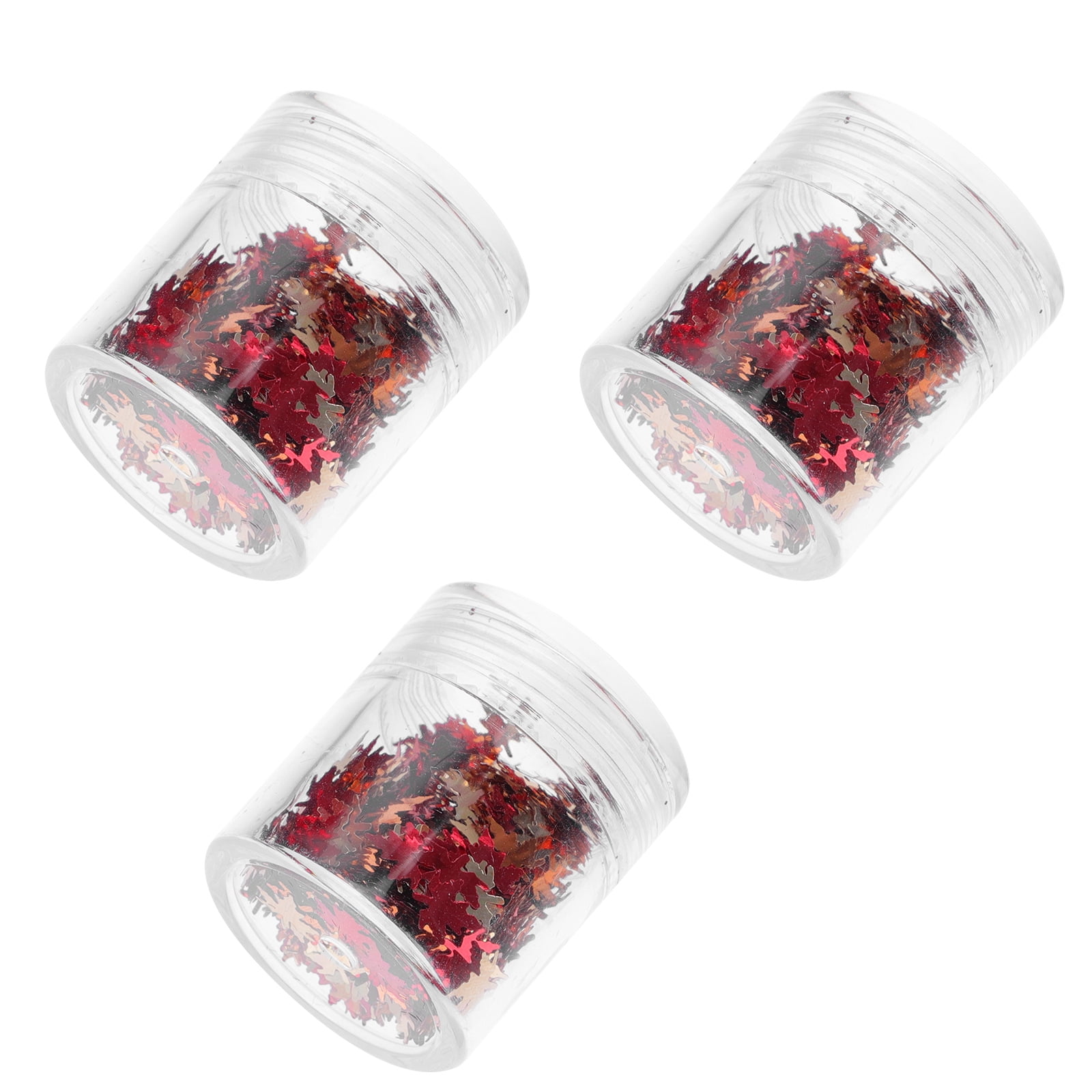 AURARMLET Nail Art Supplies Pet Shiny Maple Leaf Stickers for Manicure ...