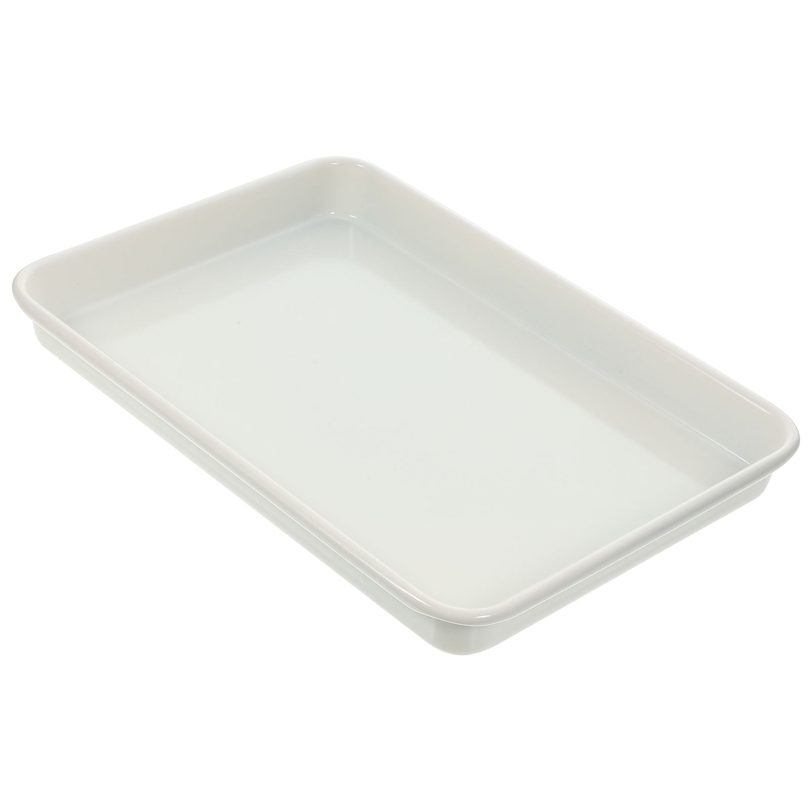 AURARMLET Bakery Baking Tray 25.5X7.8Inch 1Pack Smooth White ...