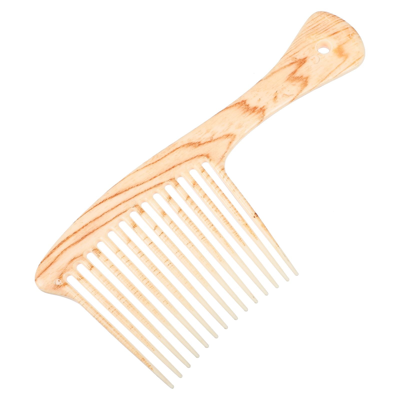 AURARMLET Comfortable Beige Plastic Wide-Toothed Comb for Knots and ...