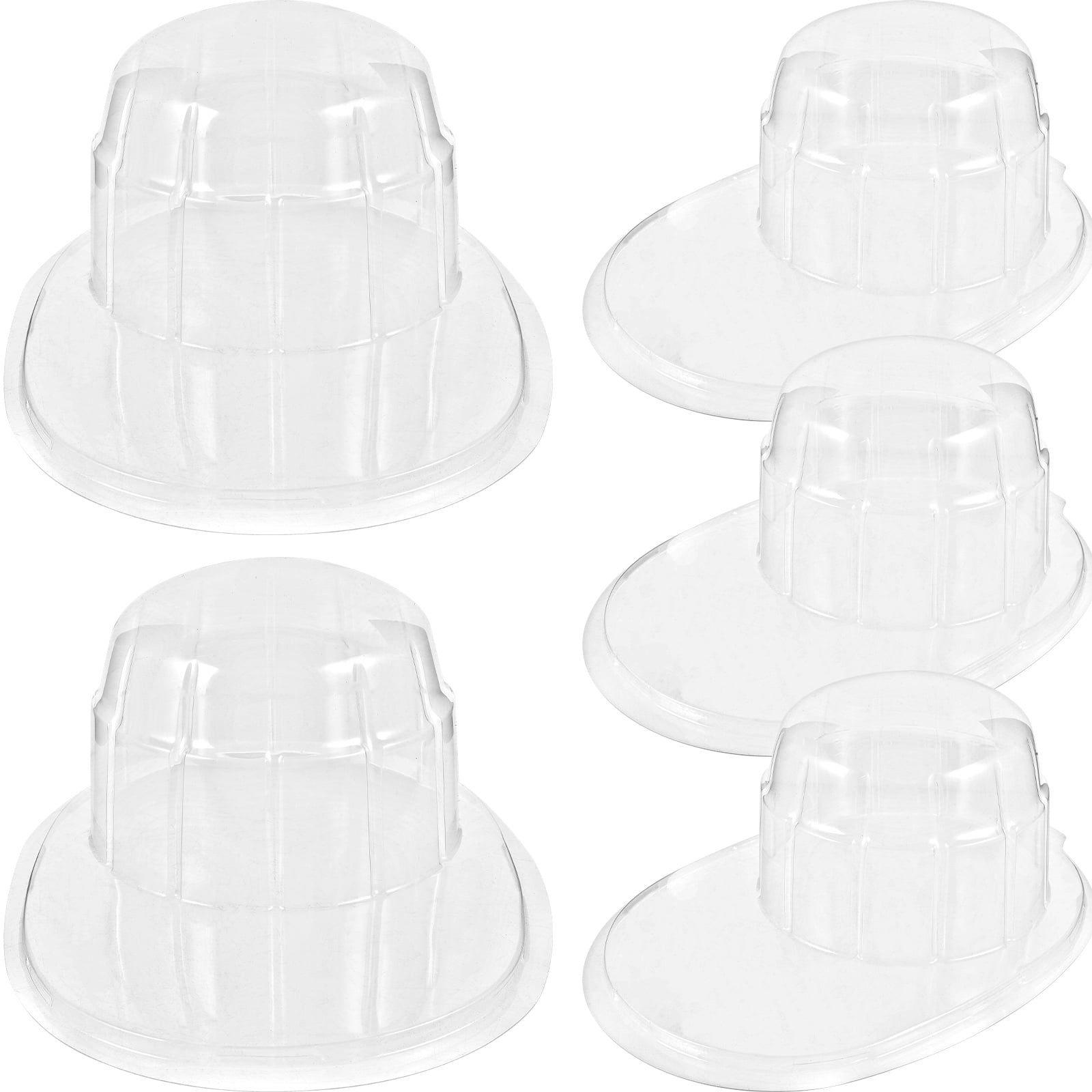 AURARMLET 5-Pack Transparent Plastic Baseball Cap Holders for Hat ...