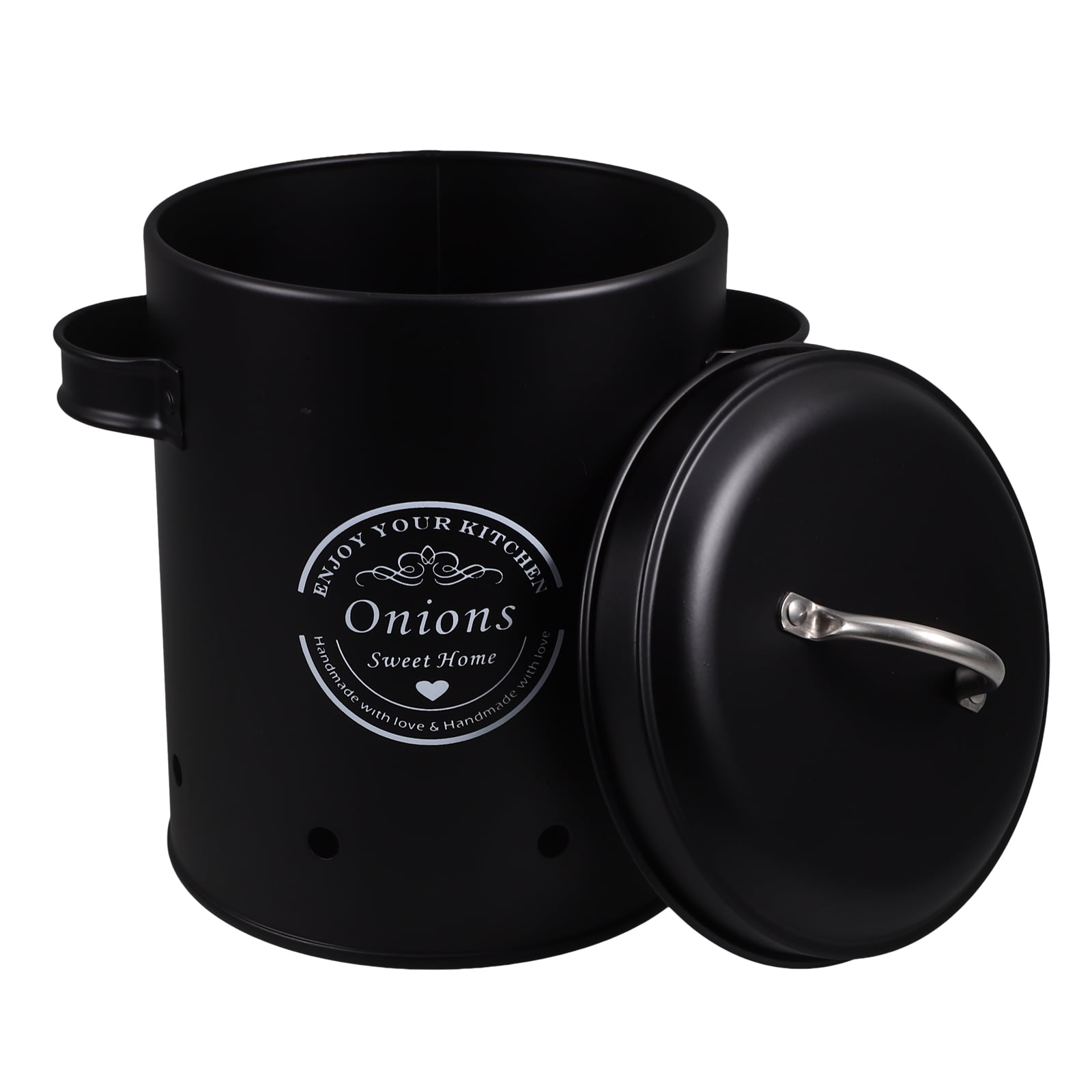 AURARMLET Black Garlic Storage Container for Home Use with Unique ...