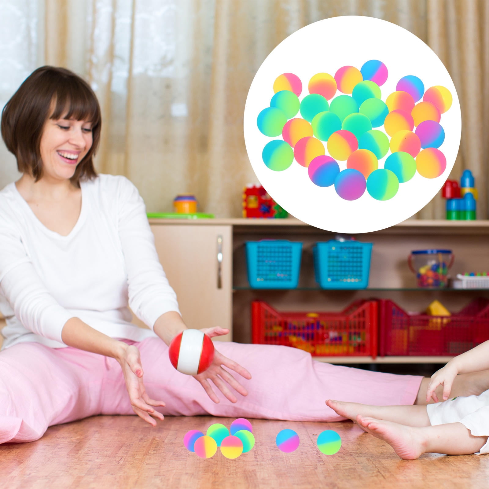 AURARMLET Bouncing Balls For Kids Pressure Relief Floating Function ...