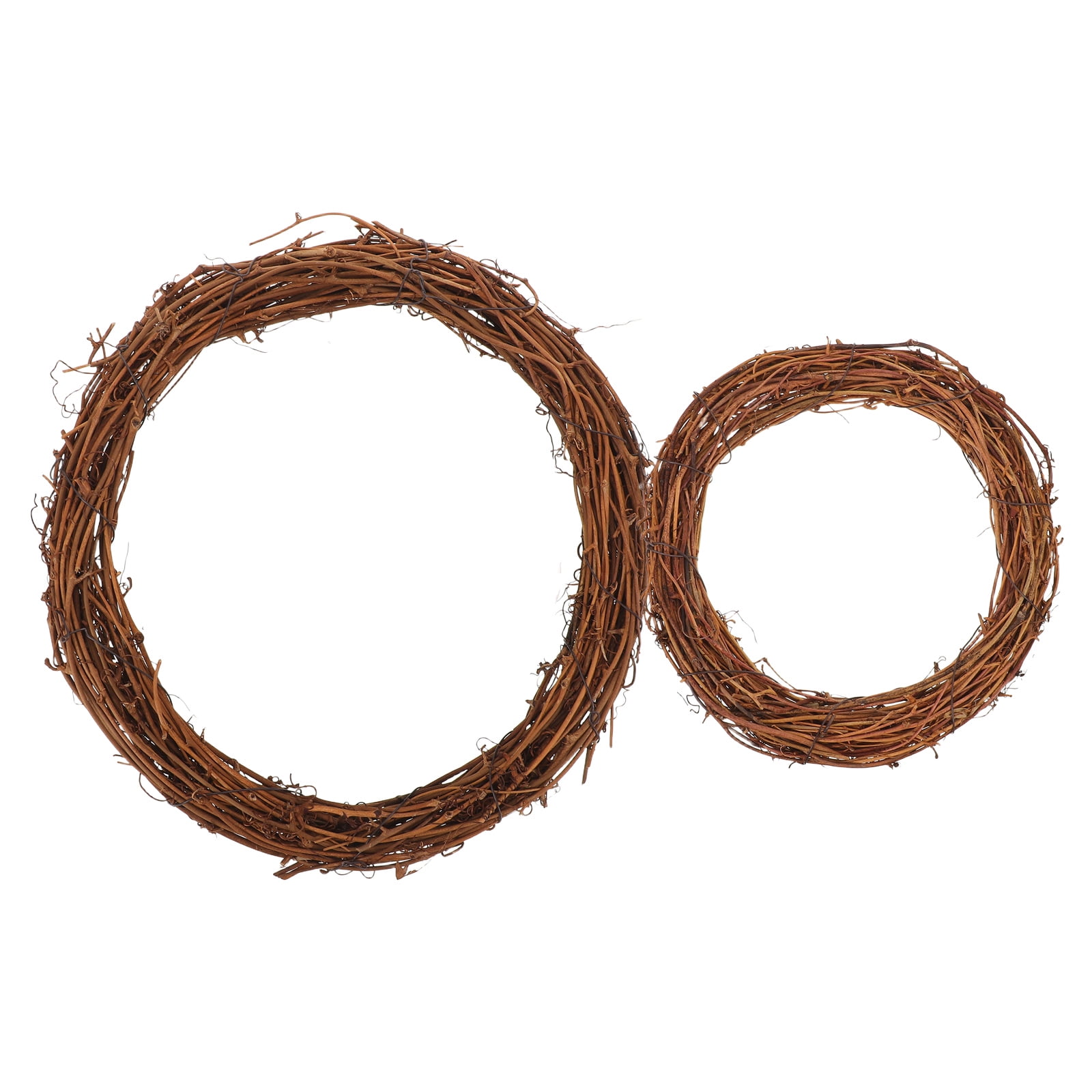AURARMLET Natural Vine Snowman Door Wreath Rattan Craft for Front Door ...