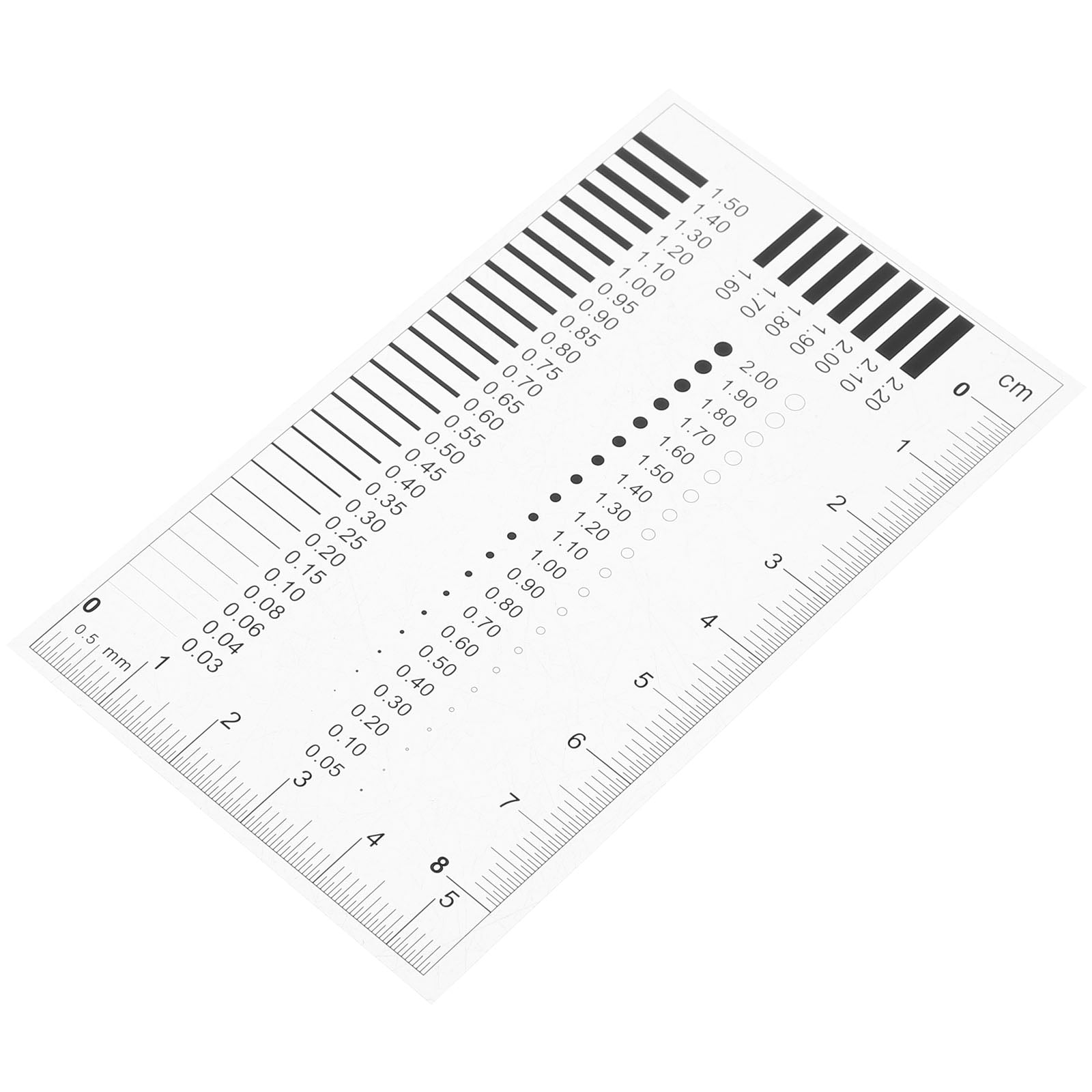 AURARMLET Construction Measurement Tool Flaw Detection Film Ruler ...