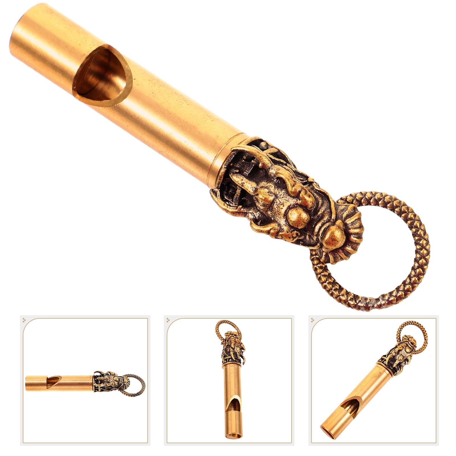 AURARMLET Copper Whistle for Emergency Signal Outdoor Use Portable ...