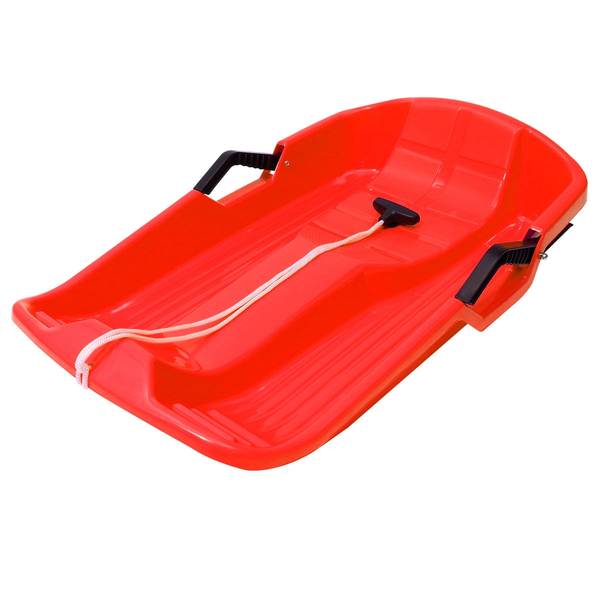 AURARMLET Durable Red Snow Sled for Outdoor Winter Fun Lightweight ...