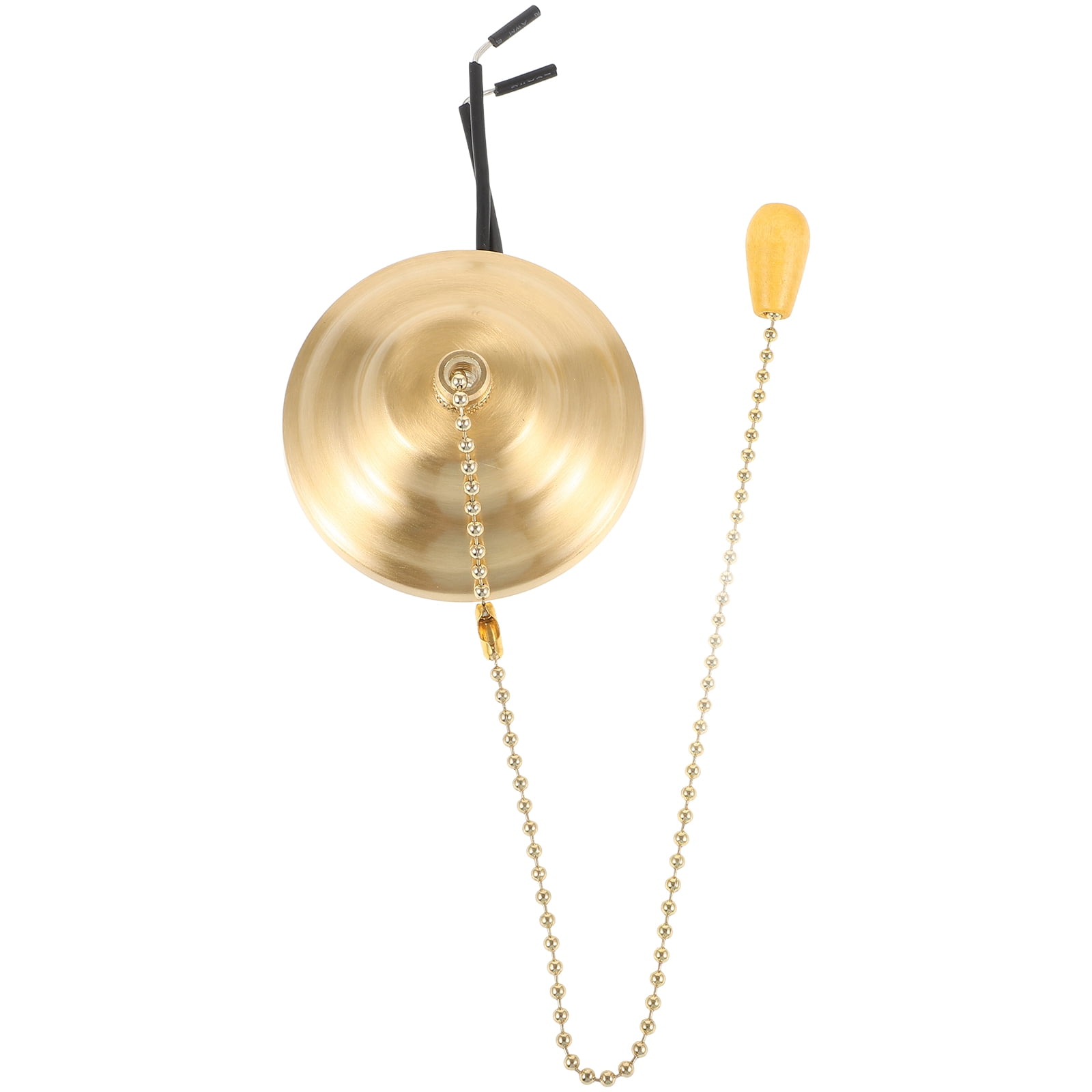 AURARMLET Golden Pull Chain Light Switch for Lamp with Strong Wood and ...