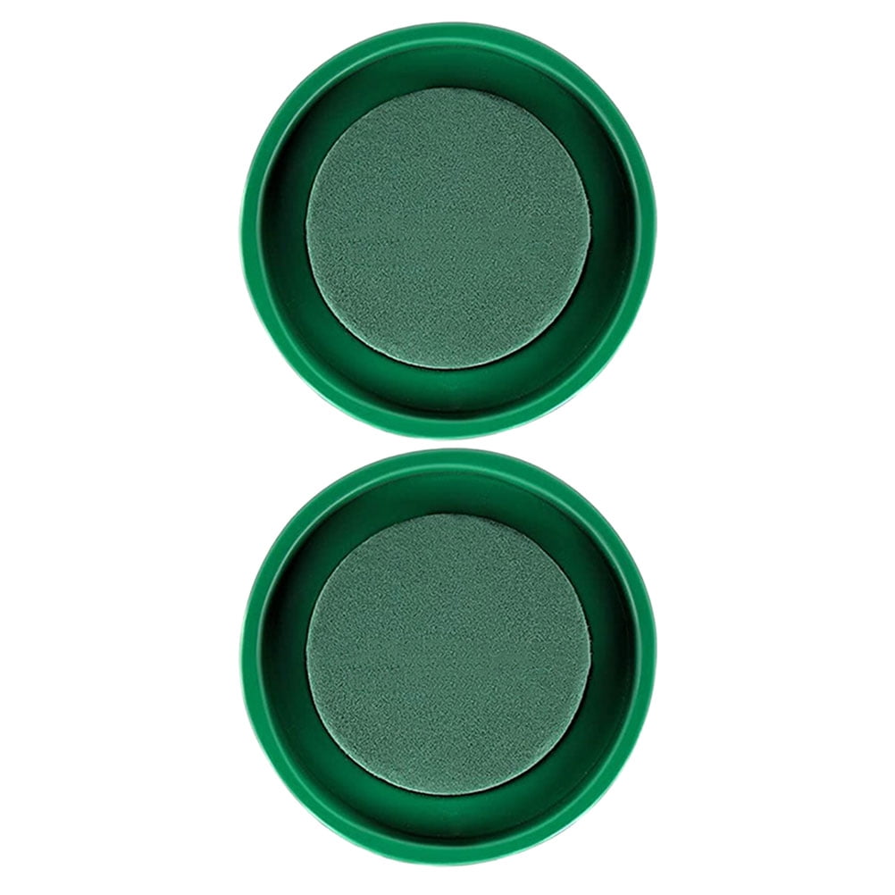 AURARMLET Green Round Floral Bases for DIY Flower Arrangements Safe and ...