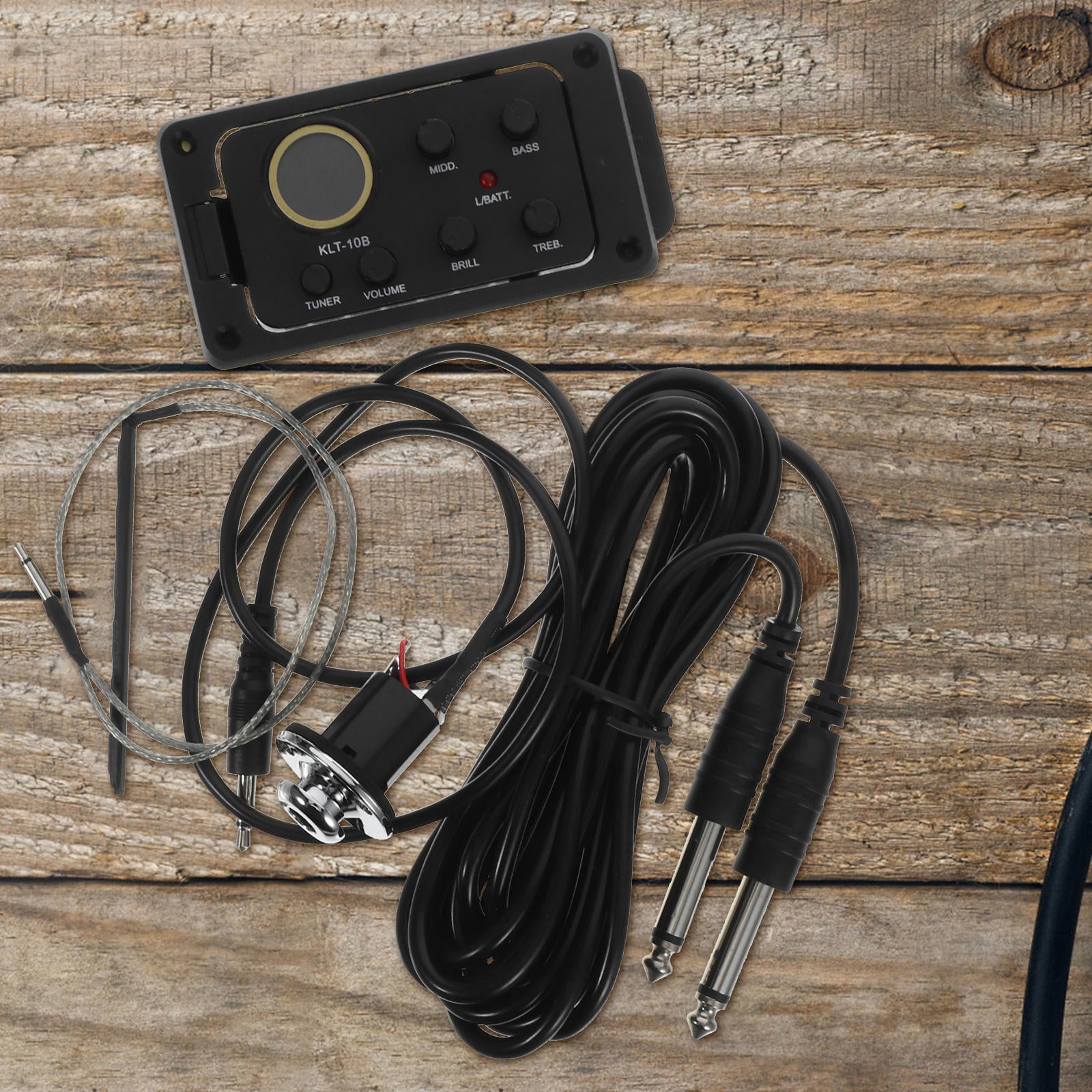 AURARMLET Guitar Pickup Preamp System with Treble Control ABS Black 1 ...