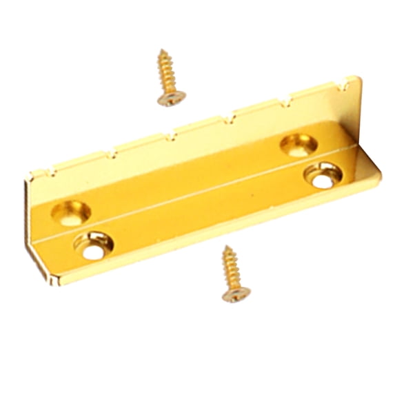 AURARMLET Guitar String Nuts Golden Metal 1 Set 2.04X0.55X0.37in ...