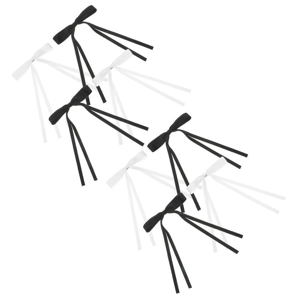 AURARMLET Hair Styling Accessories 8Pcs Simple Bow Hair Barrettes for ...