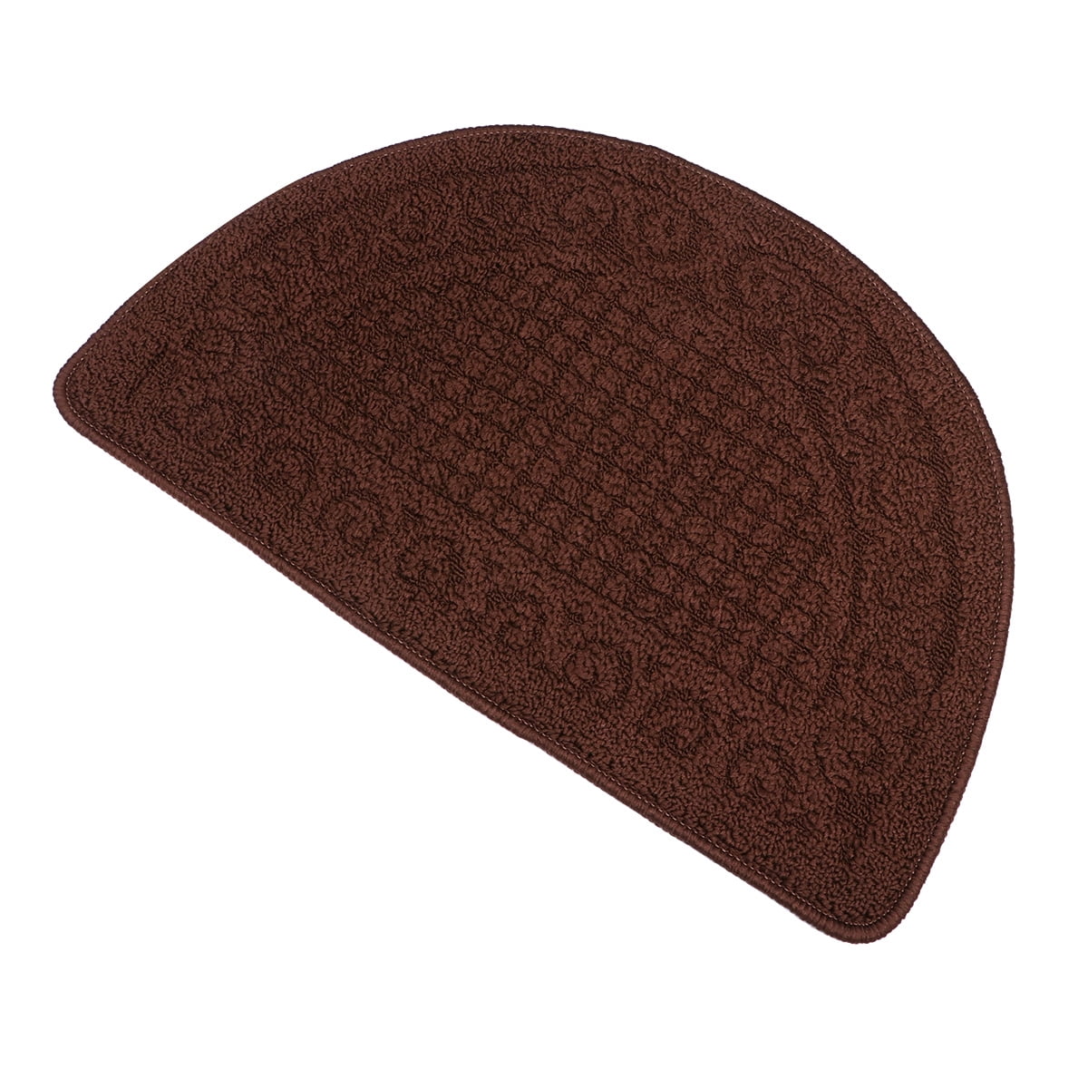 AURARMLET Semi-Circular Door Pads Non-Slip Indoor Entrance Mat Coffee ...