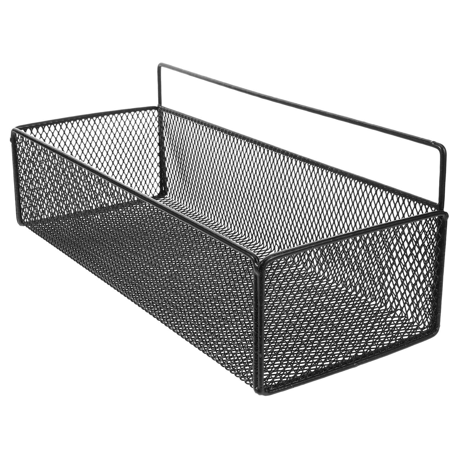 AURARMLET Wall Mounted Bathroom Organizer Black Iron Space Saving ...