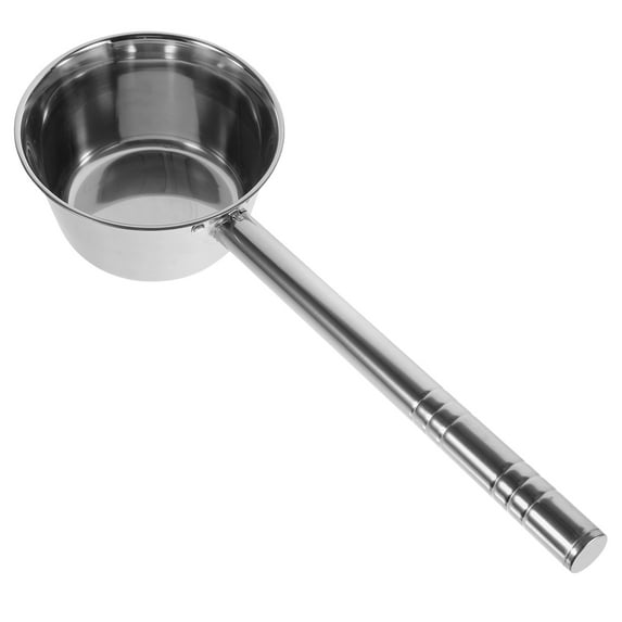 AURARMLET Stainless Steel Ladle Silver Long Handle Kitchen Water Scoop ...