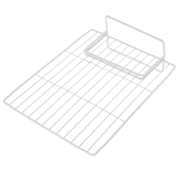 AURARMLET Adjustable White Metal Shelf Divider for Refrigerator and ...