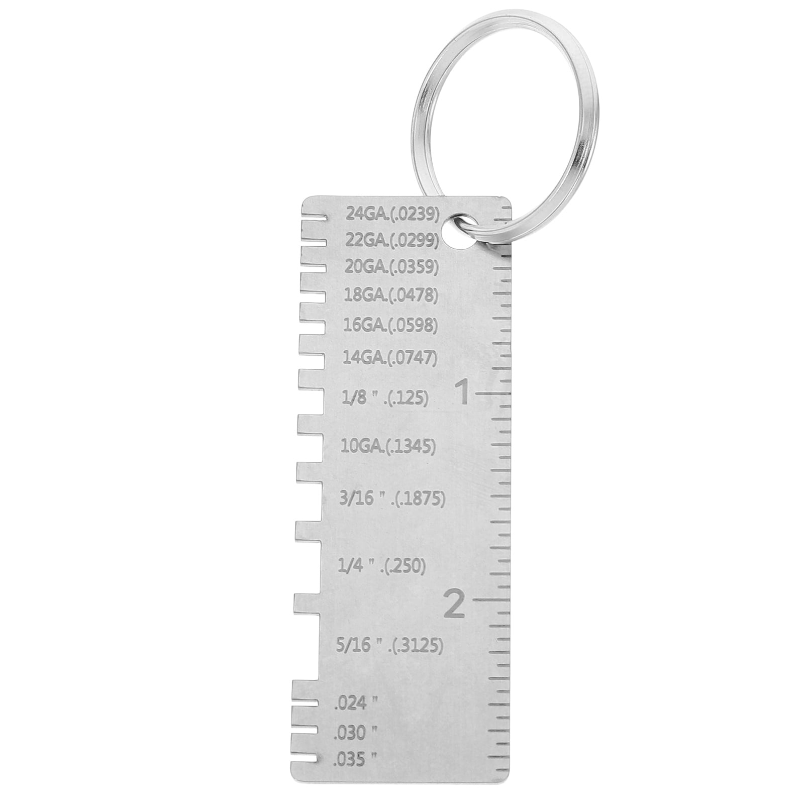 AURARMLET Portable Metal Thickness Gauge and Wire Size Measurement Tool ...