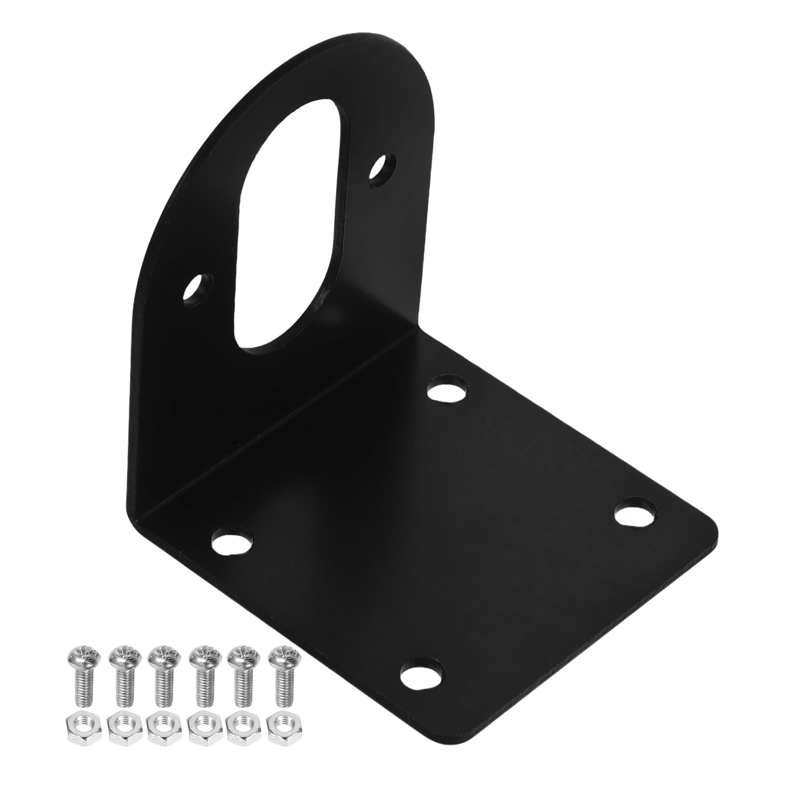 AURARMLET Motor Mounting Base Iron Black with Screws for DC Motor and ...
