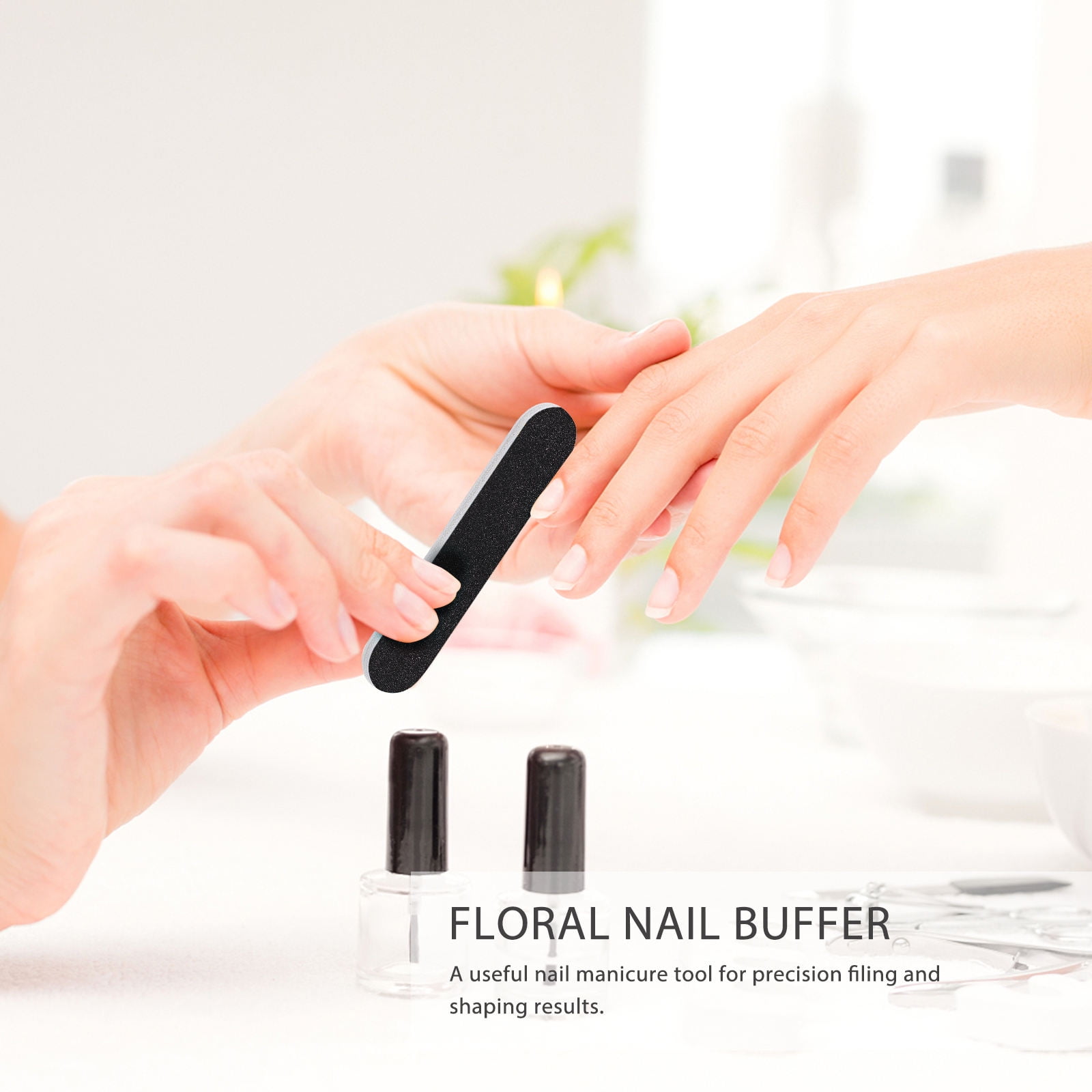 AURARMLET Nail Buffer Blocks 200Pcs Manicure Files Cuticle Sticks ...