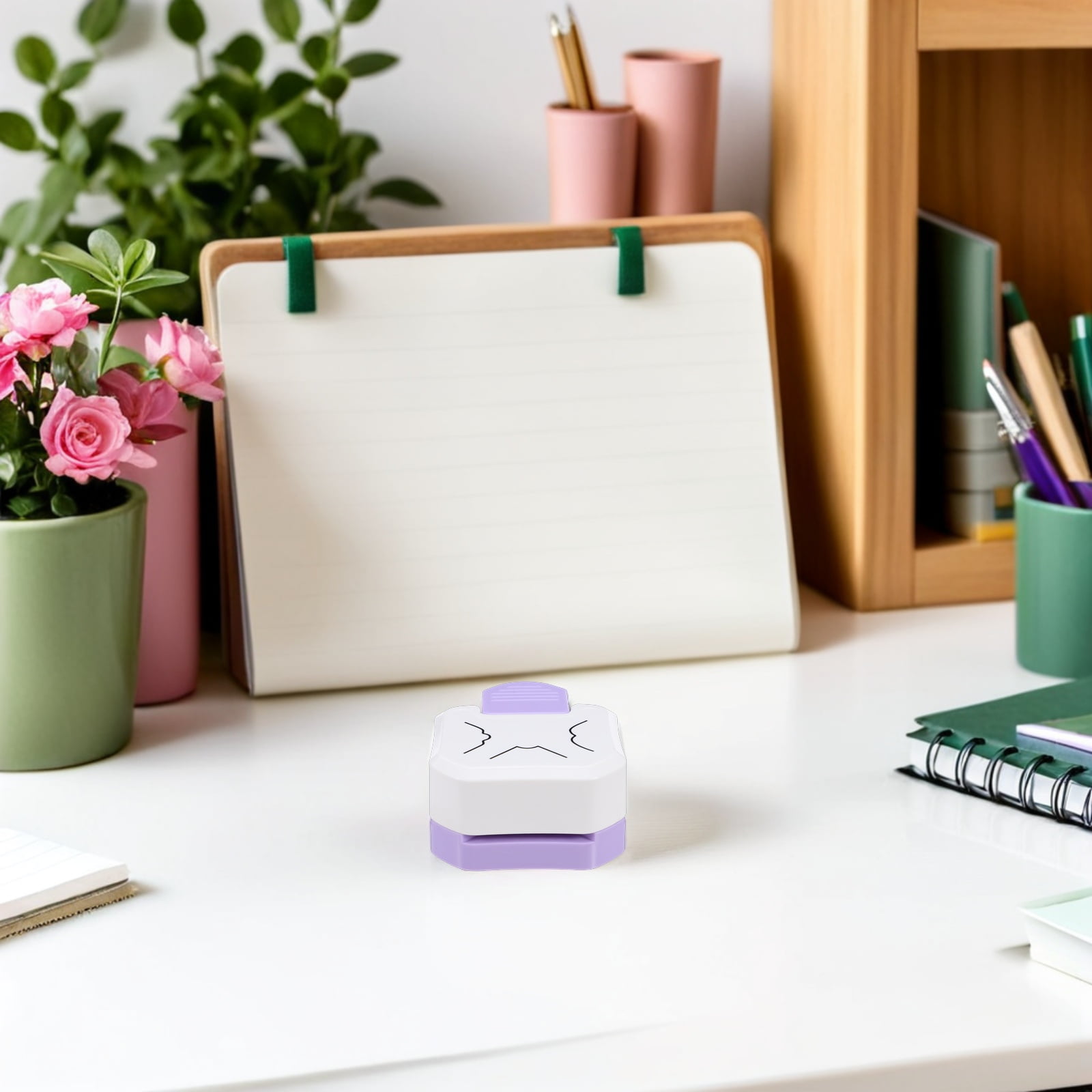 AURARMLET Paper Corner Rounder Punch Purple for Book Binding Photo Edge ...