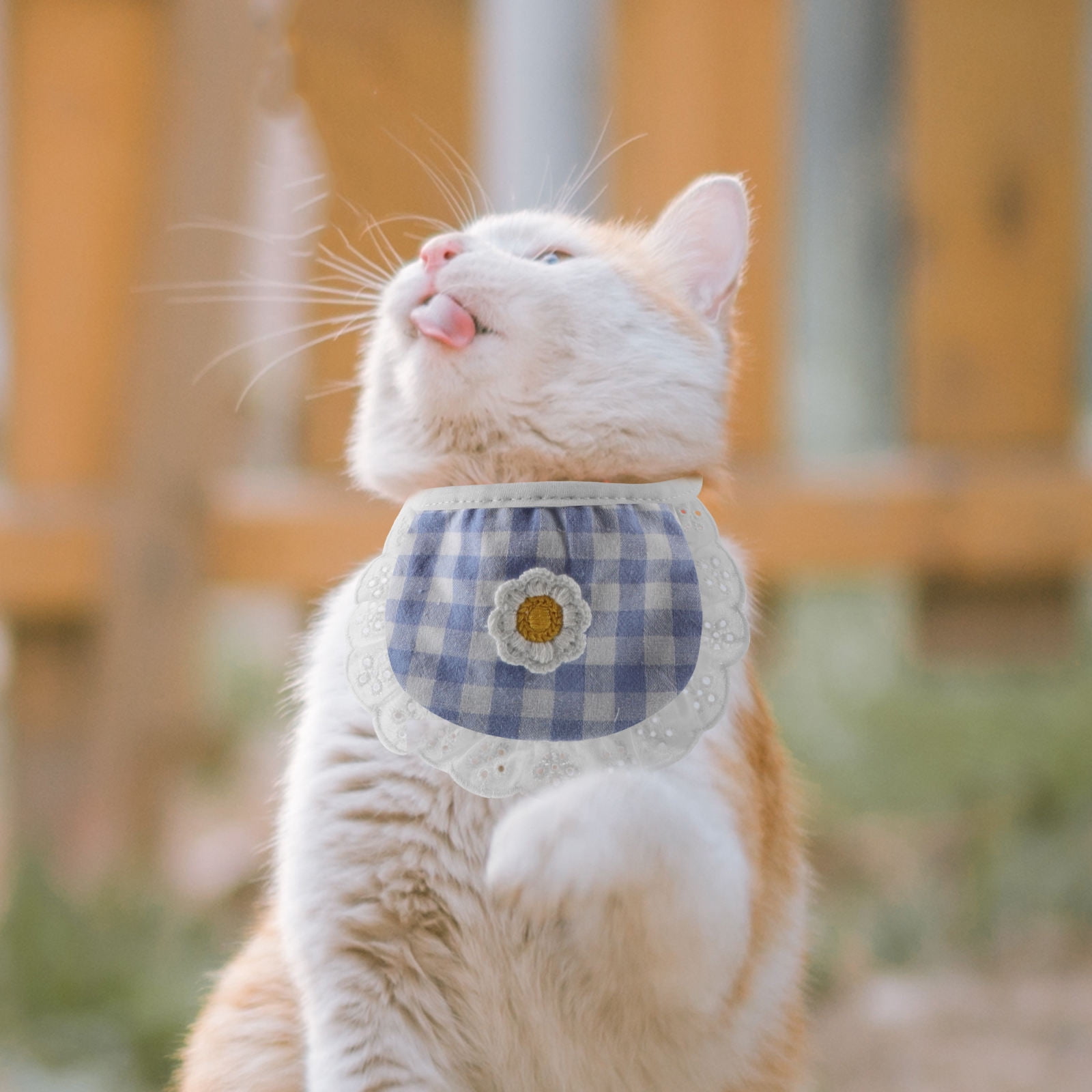AURARMLET Pet Neck Kerchief Cotton Drool Bandana for Dogs and Cats ...