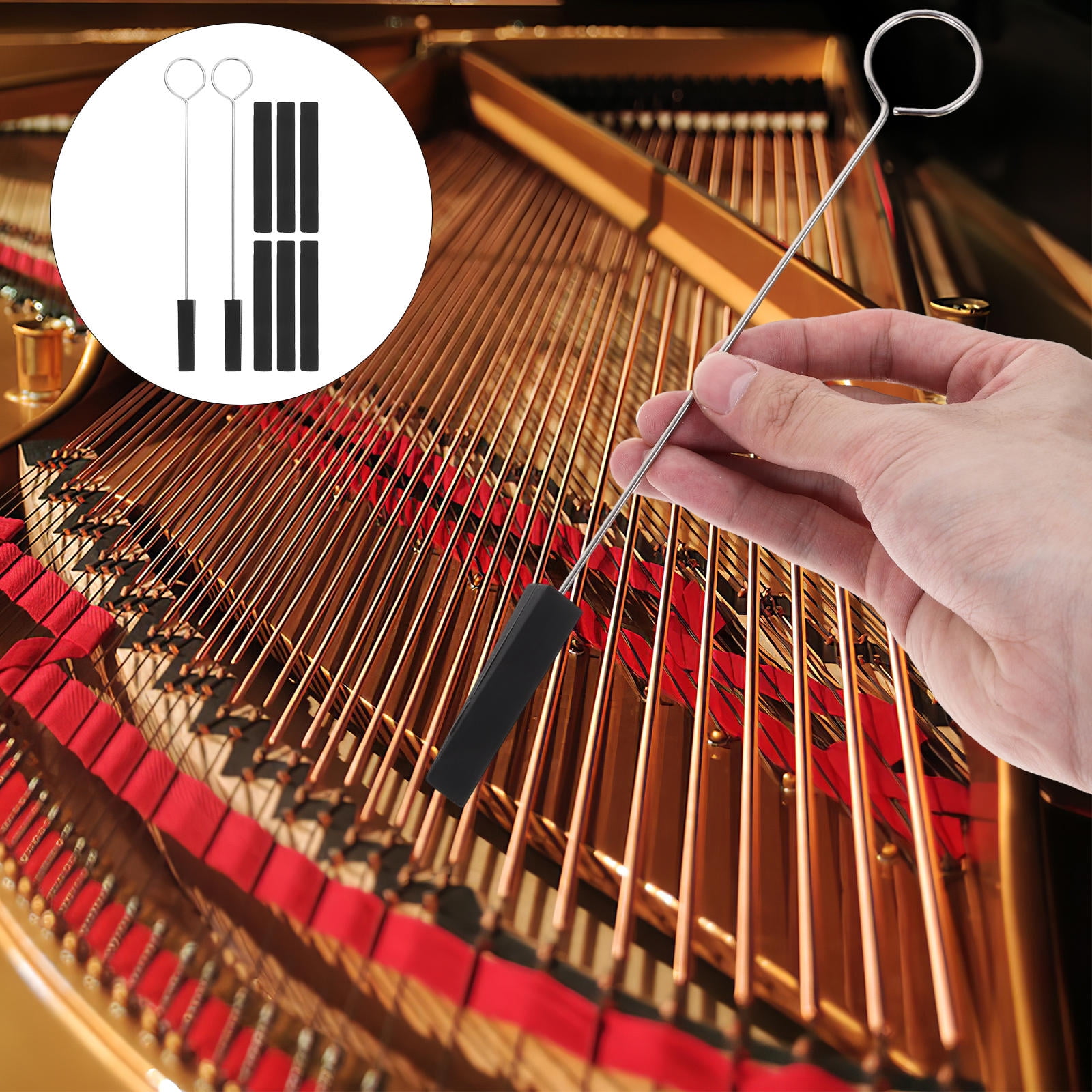 AURARMLET Piano Tuning Tools 1Set Comprehensive Kit For Tuning And ...