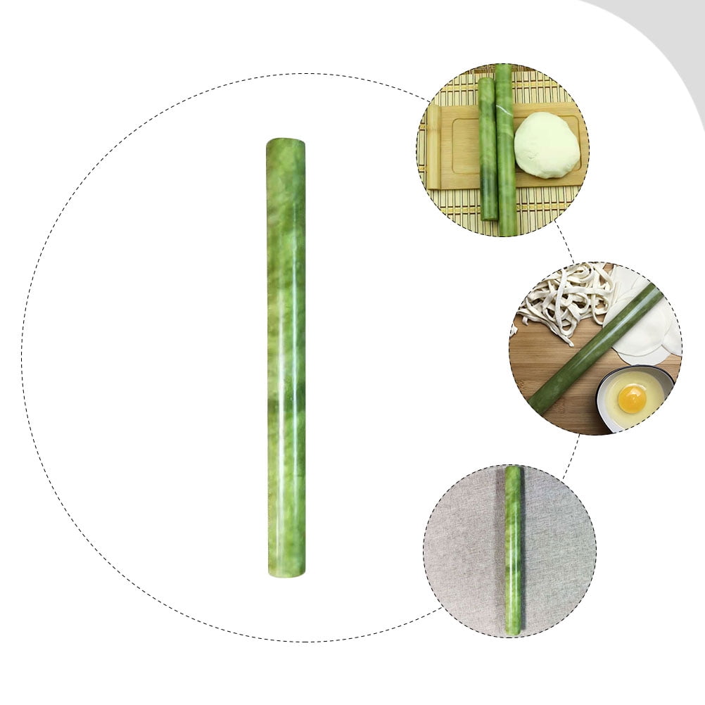AURARMLET Pizza Rolling Pin Marble for Pizza Making with Ergonomic ...
