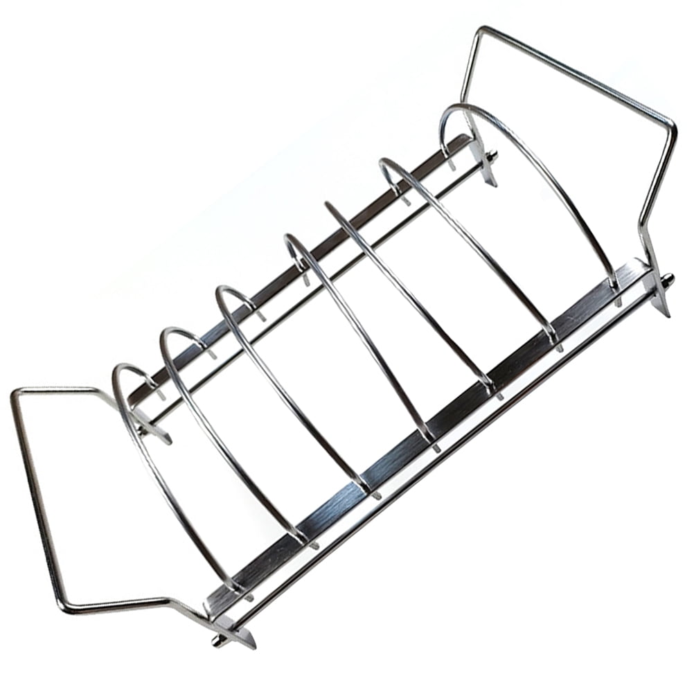 AURARMLET Portable Camping Barbecue Rack 1Set 35x19.5cm Silver ...