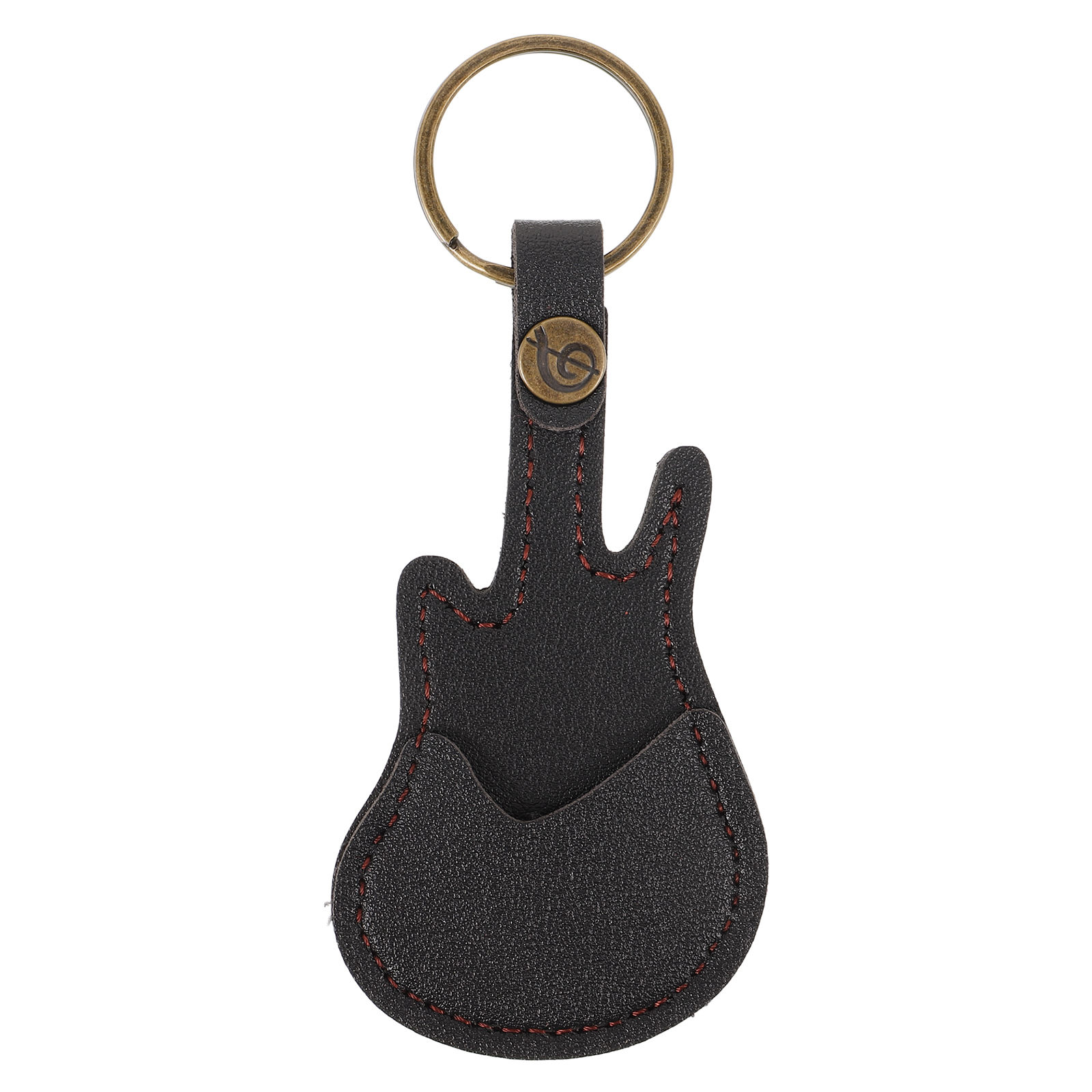 AURARMLET PU Guitar Pick Bag with Keychain Portable Guitar Pick Holder ...