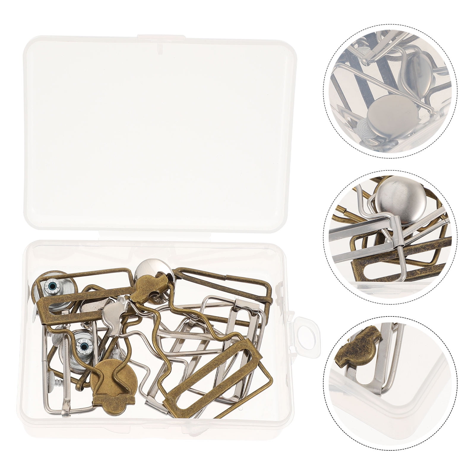 AURARMLET Premium Metal Overalls Buckles Adjustable Iron Gourd ...