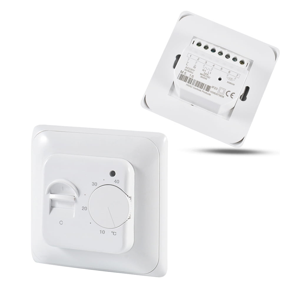 AURARMLET Aurarmlet Room Thermostat White for Home Use with External ...