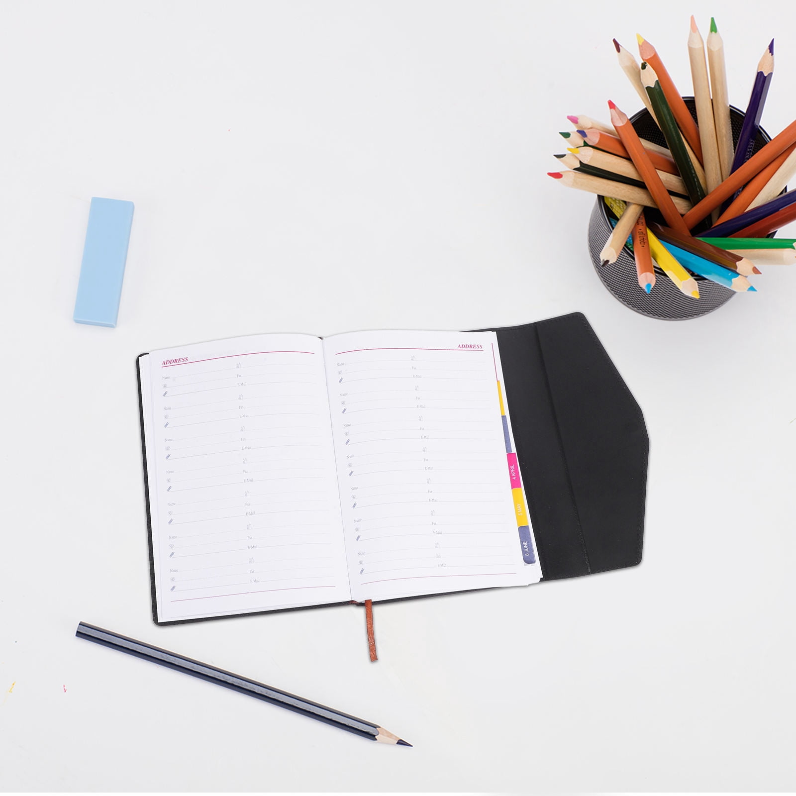 AURARMLET Daily Planner Schedule Book with Thick Paper for Appointment ...