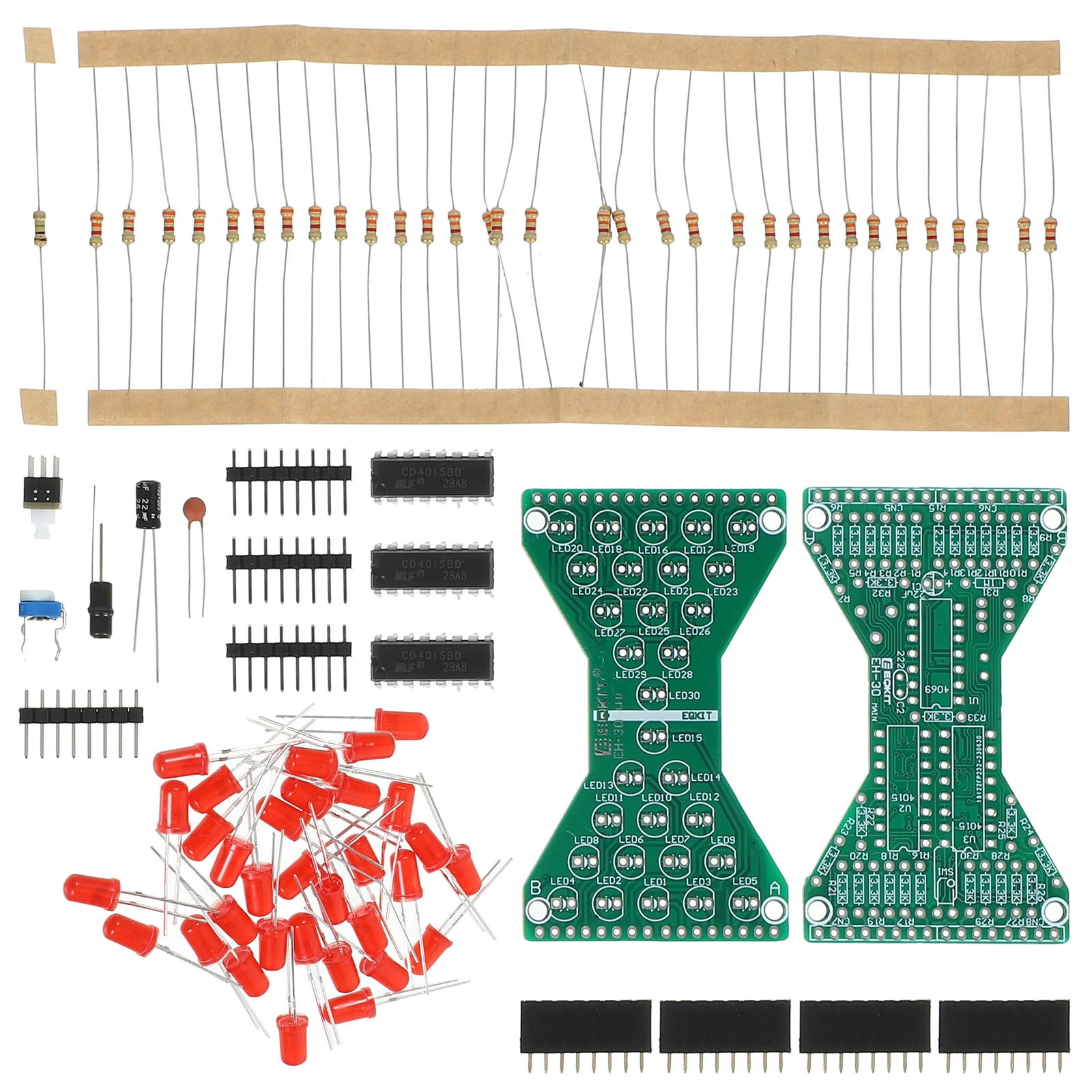 AURARMLET Soldering Iron Kit Electronic Soldering Set Red Plastic ...