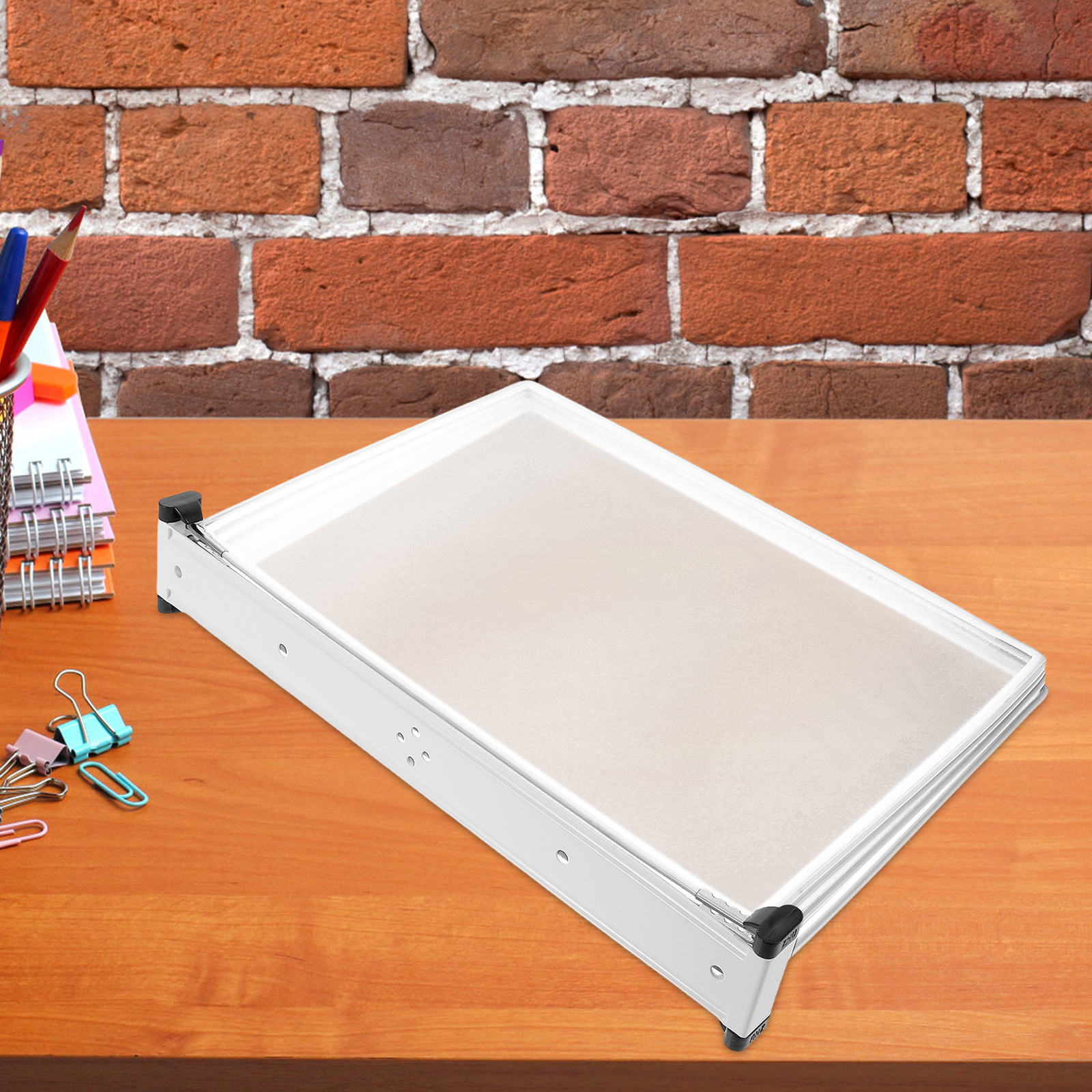 AURARMLET Office Wall Mounted Binder Display Rack with Transparent ...