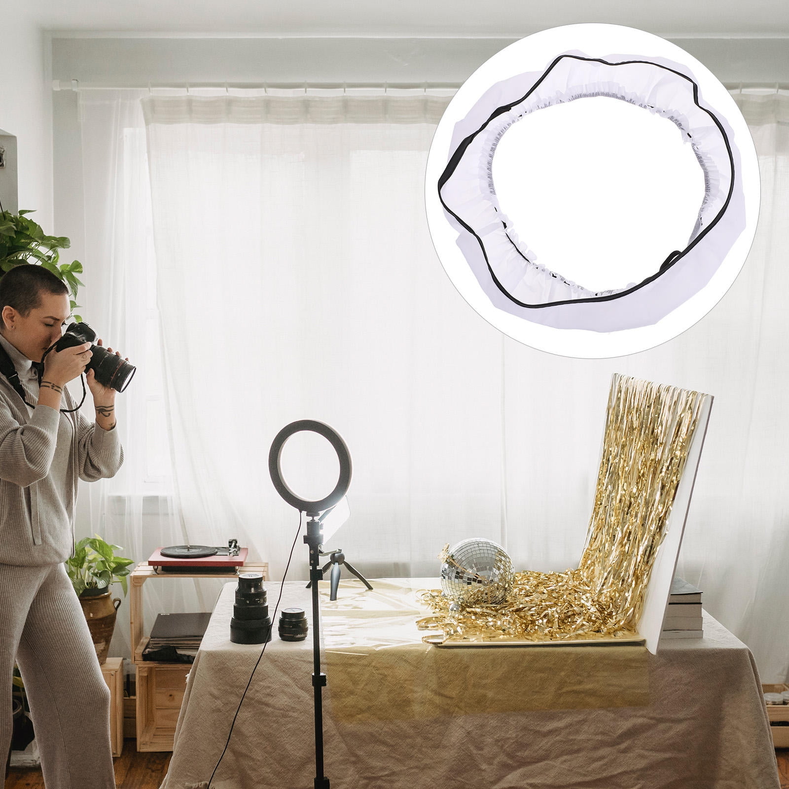 AURARMLET Stable Color Temperature Flash Diffuser 1Set White for ...