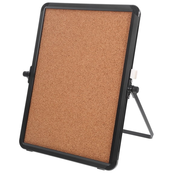 AURARMLET Rotatable Desk Cork Board Stand Brown - 1 Set, and Practical ...