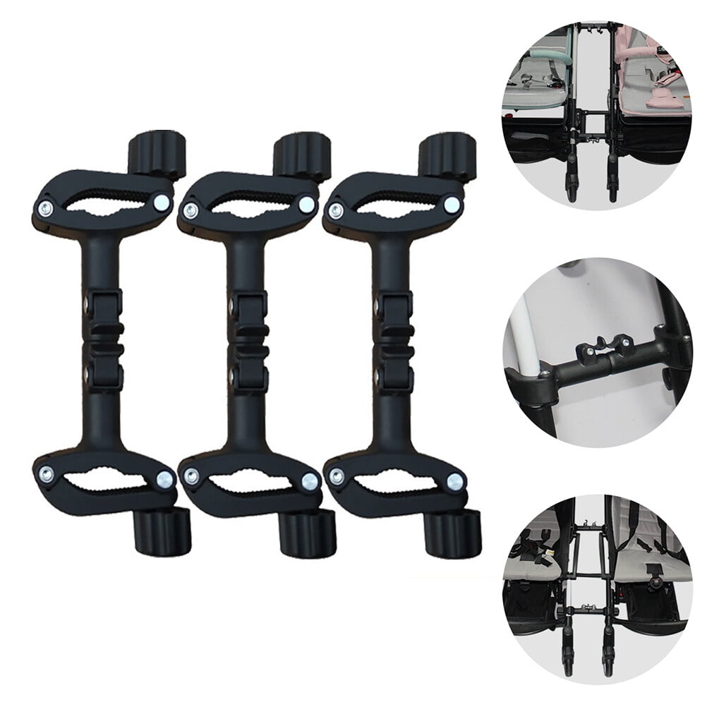 AURARMLET Practical Stroller Connector Black 1 Set 7.9x3.5in - Walmart.com