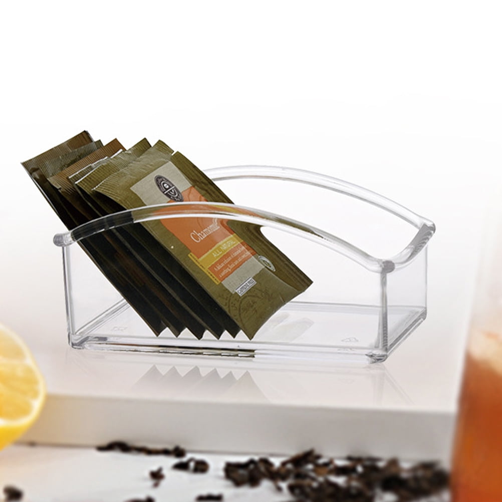 AURARMLET Tea Bag Holders For Counter Acrylic Storage Organizer ...