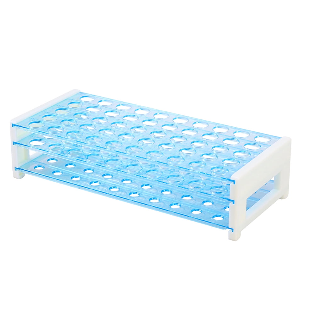 AURARMLET Test Tube Storage Rack Plastic Sky Blue Organizing Tubes for ...