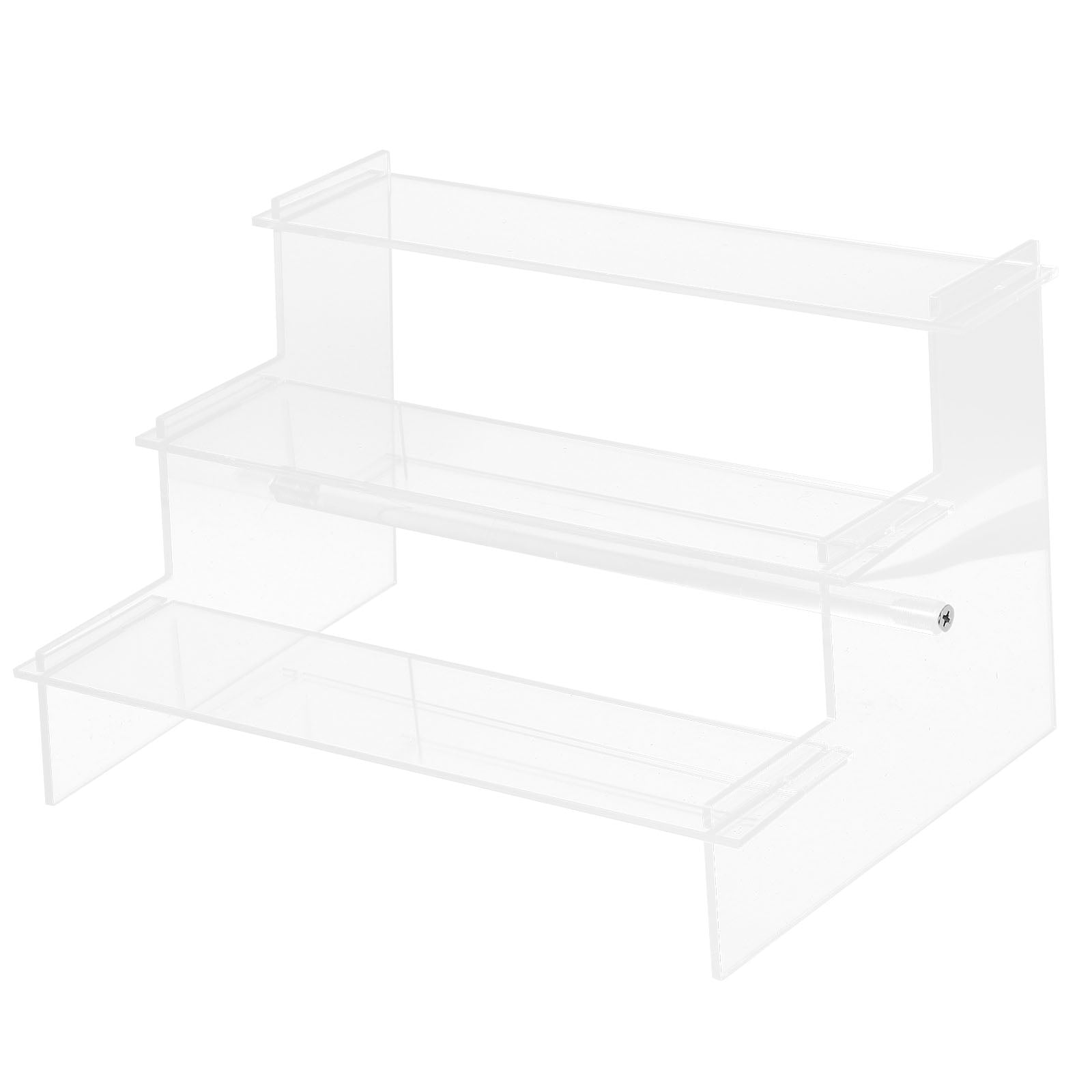 AURARMLET Sleek Acrylic Display Rack 3-Tier Clear Organizer for Action ...