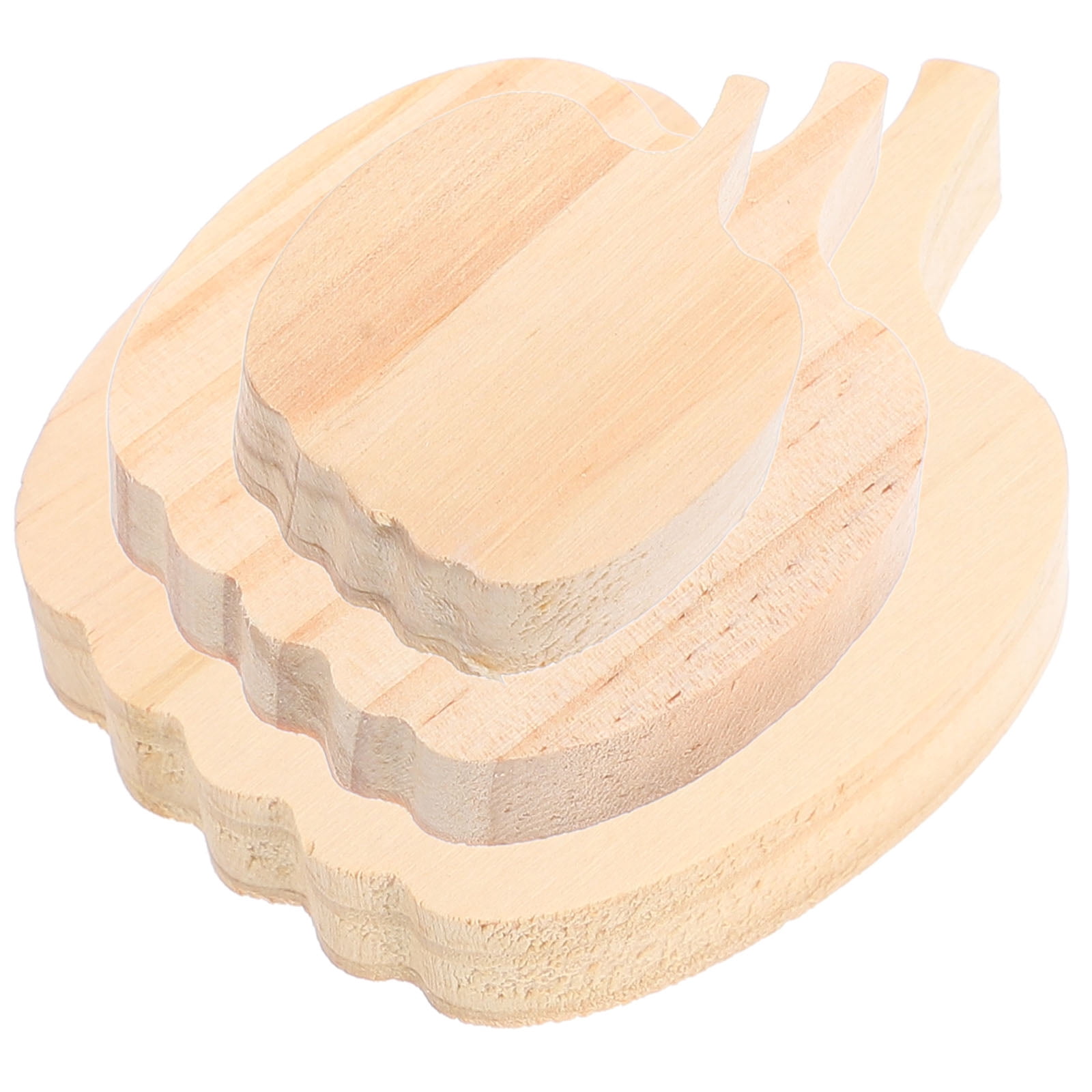 3pcs Unfinished Wooden Pumpkin Fall Table Sign, 2-4'' Pumpkin Cutouts ...