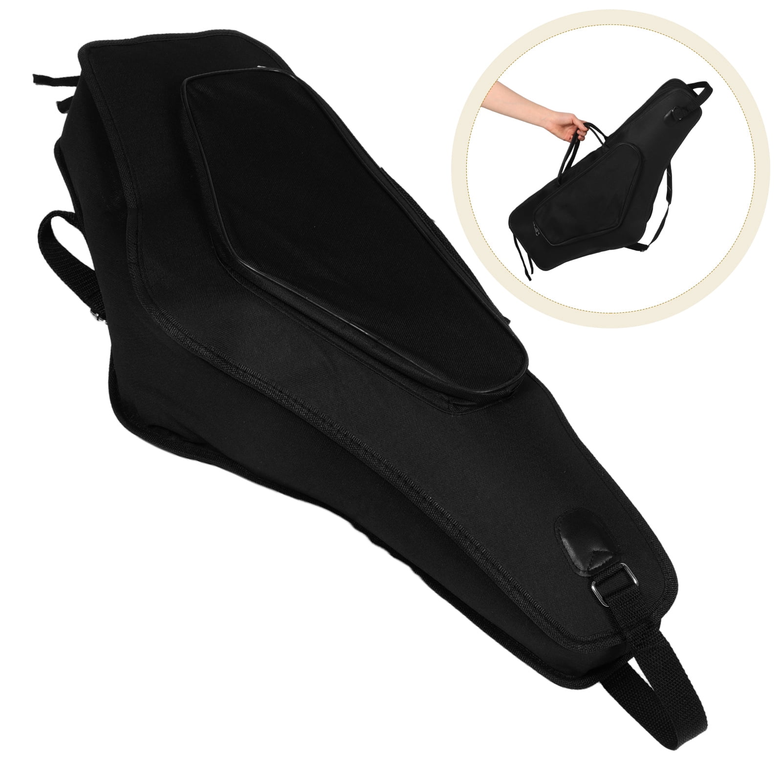 AURARMLET Waterproof Shockproof Black Alto Saxophone Case ...