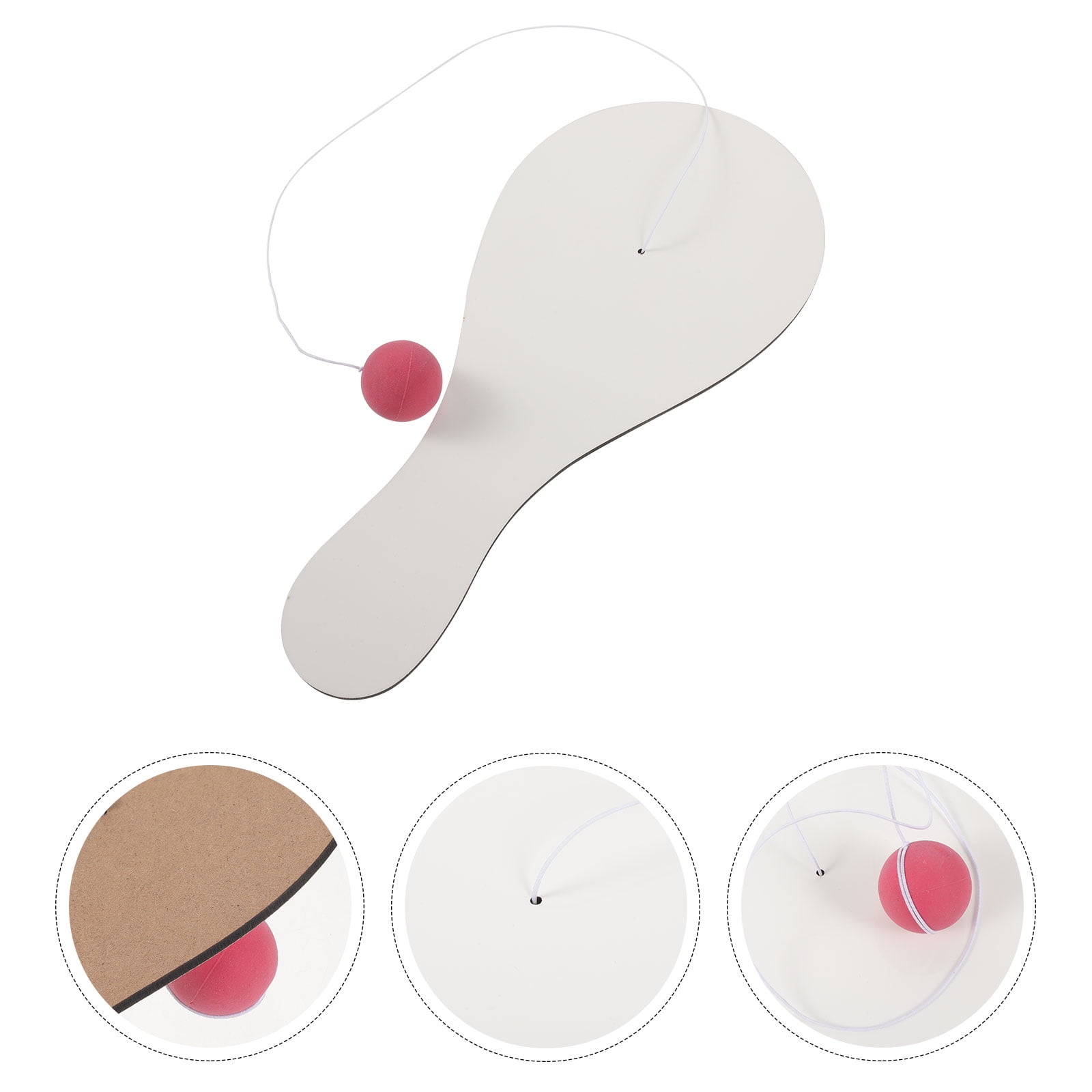 AURARMLET White DIY Sublimation Blank Handmade Racket Set for ...